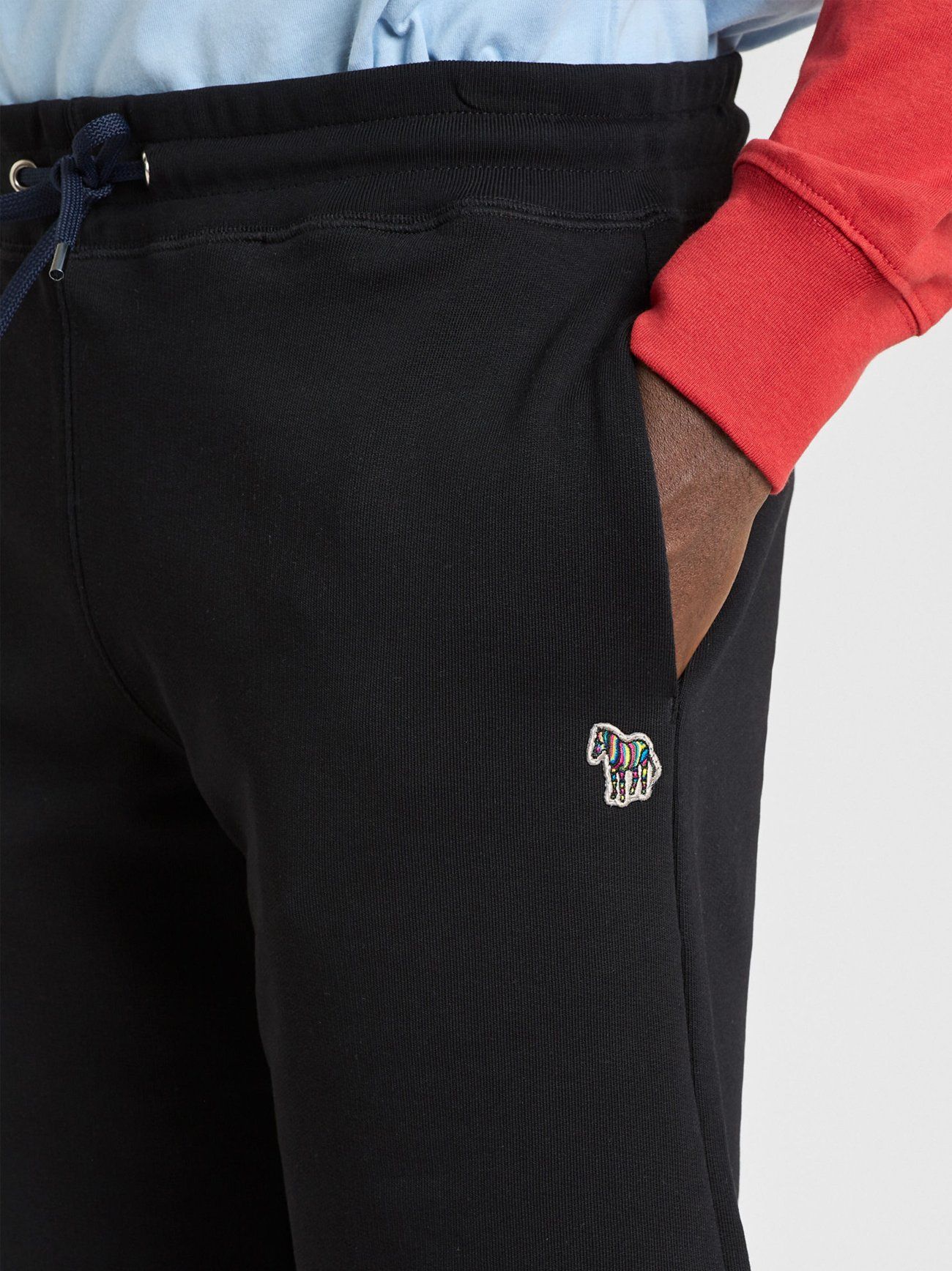 Paul Smith Mens Black Regular Fit Zebra Short | Designerwear