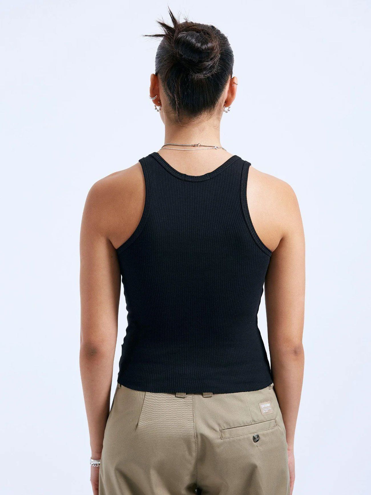 Dr. Denim Womens Black Demi Top | Designerwear