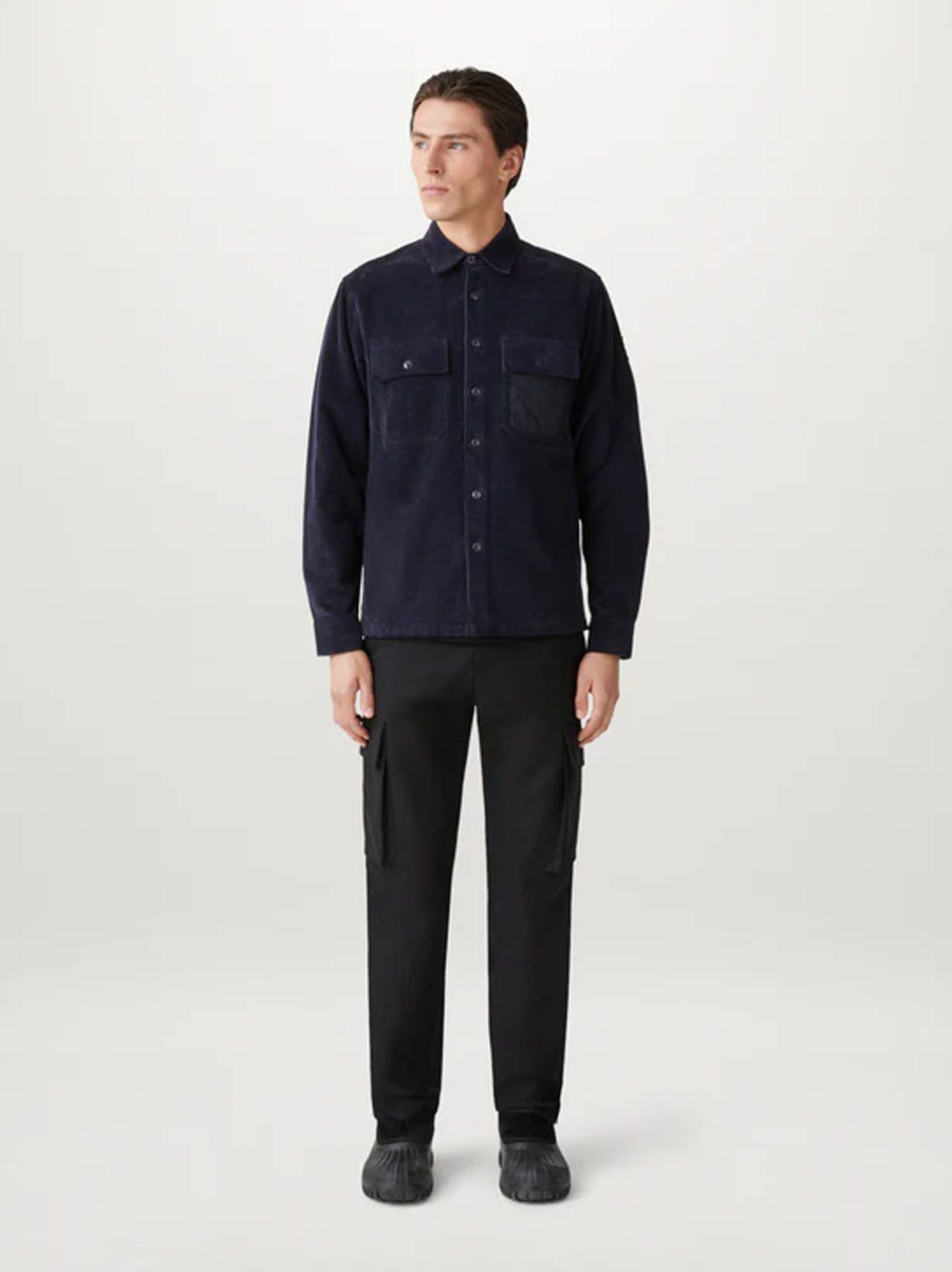 Belstaff Mens Dark Ink Fallgate Shirt | Designerwear
