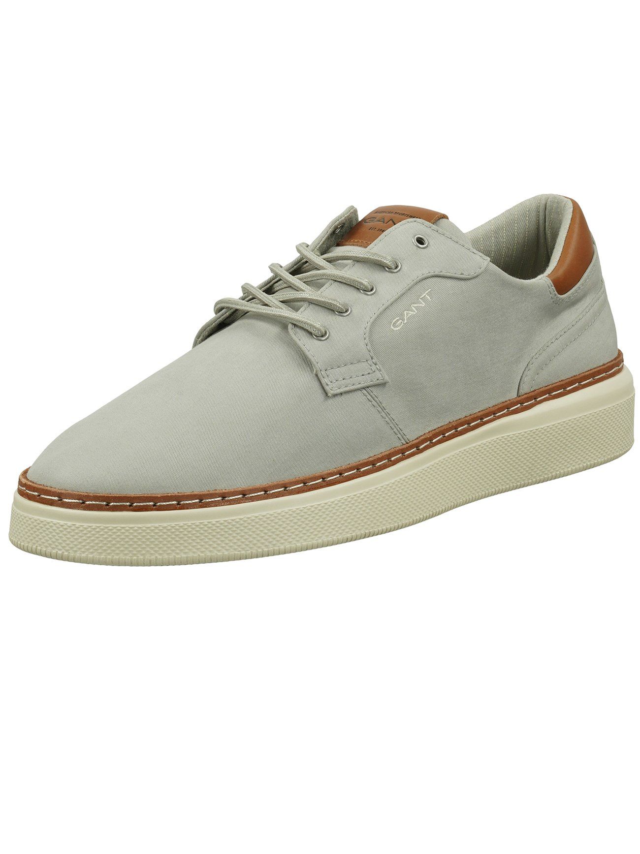 GANT Mens Mid Grey San Prep Trainer | Designerwear