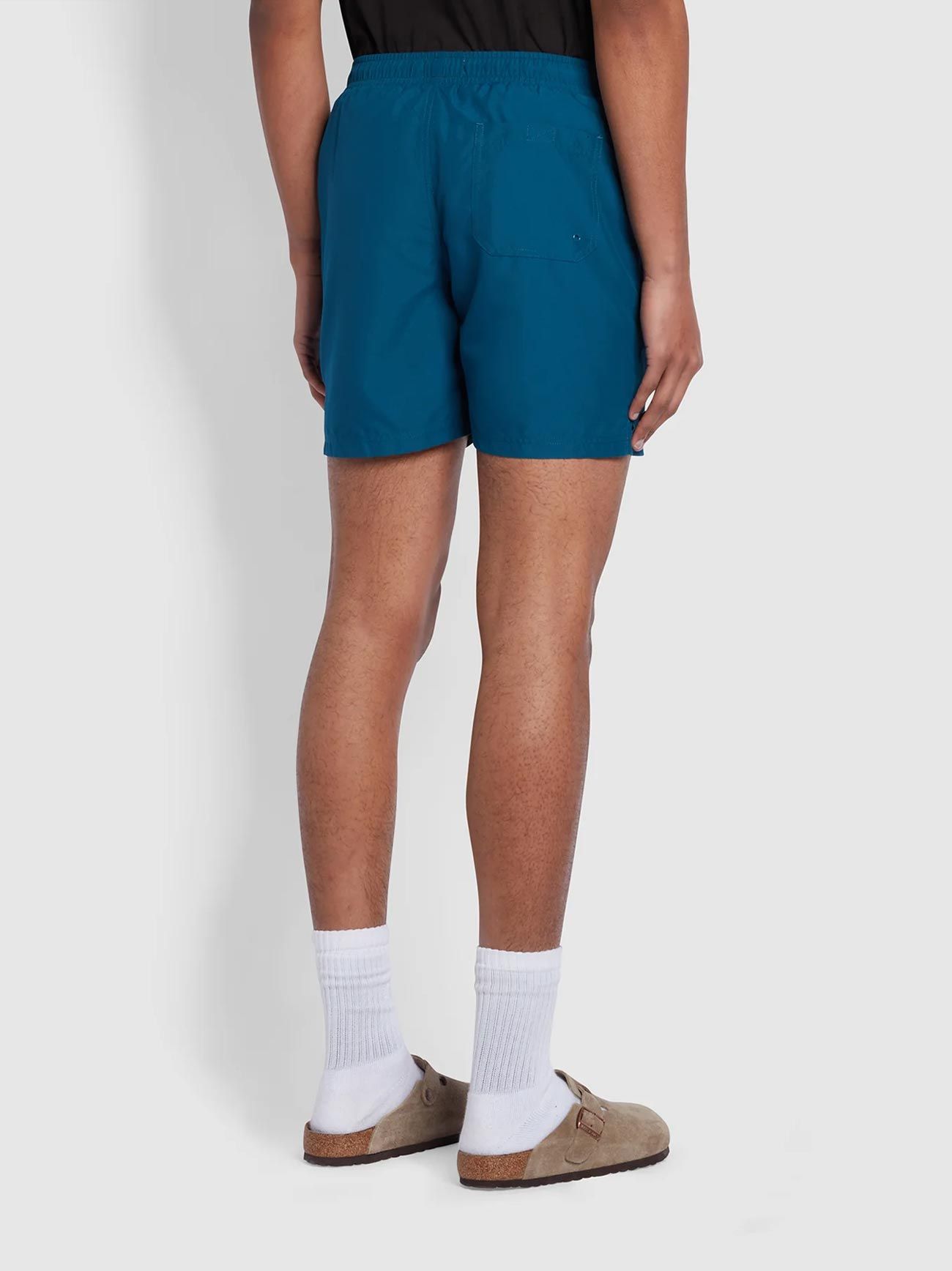 Farah Mens Sailor Blue Colbert Plain Swim Short | Designerwear