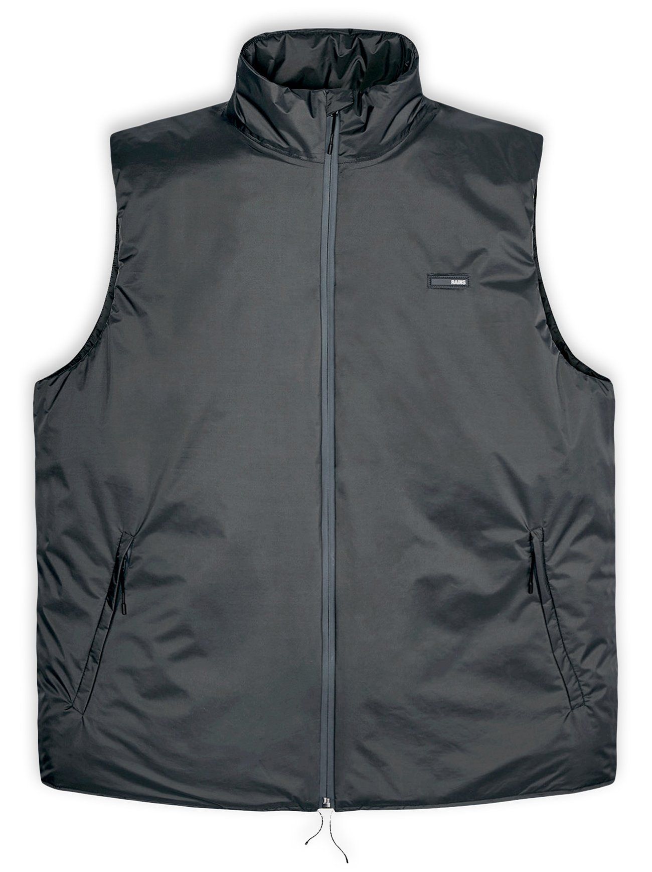 Rains Slate Padded Nylon Vest | Just Arrived at Designerwear
