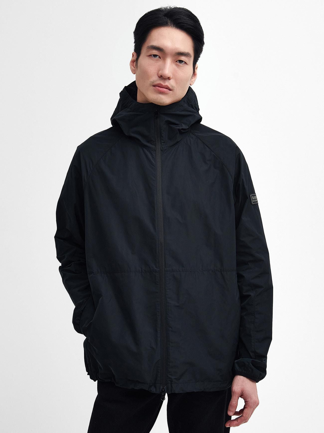Barbour Mens Black Beckett Jacket | Designerwear