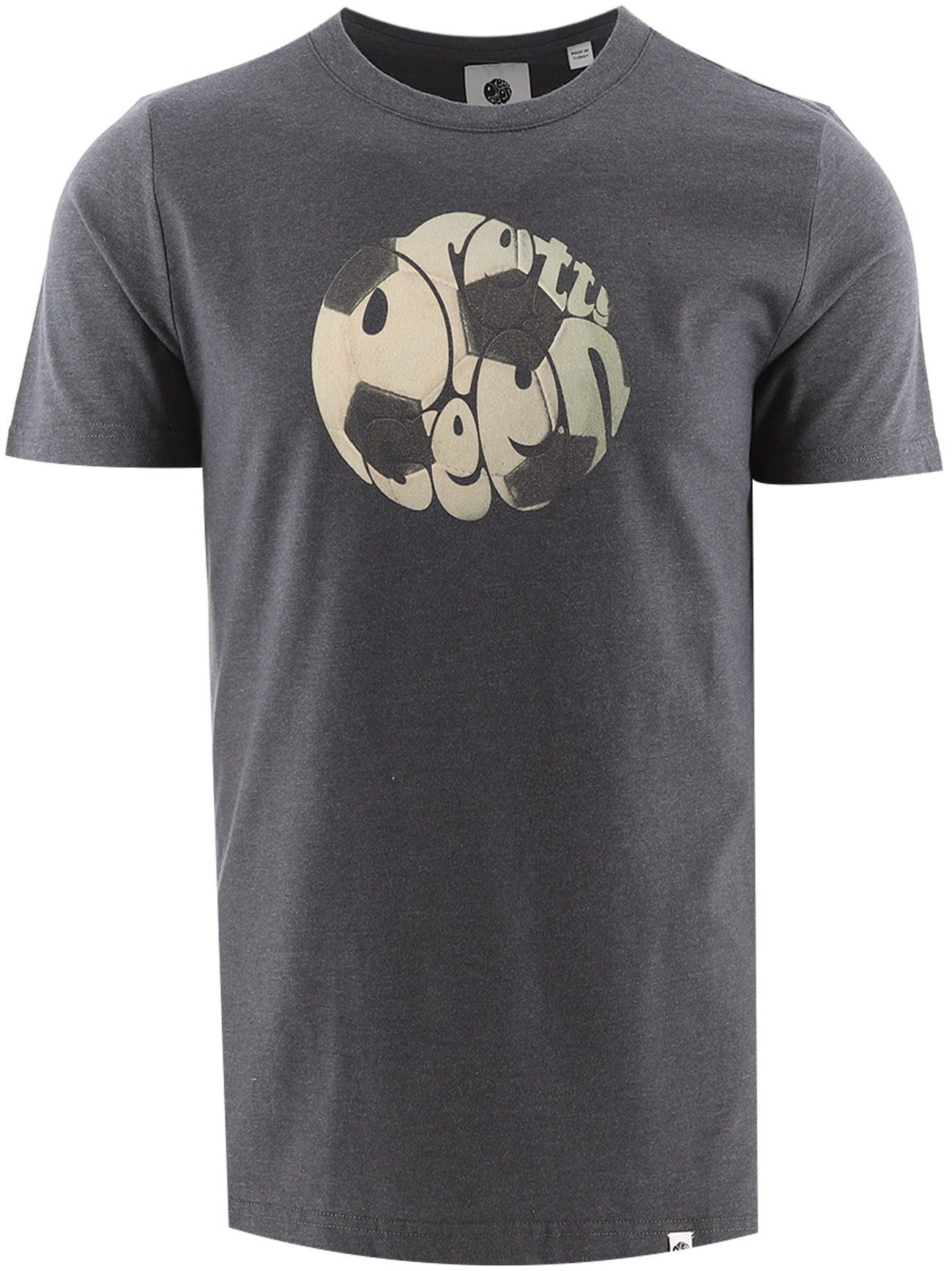 Pretty Green Dark Grey Football Logo T-Shirt | Designerwear | Next Day ...