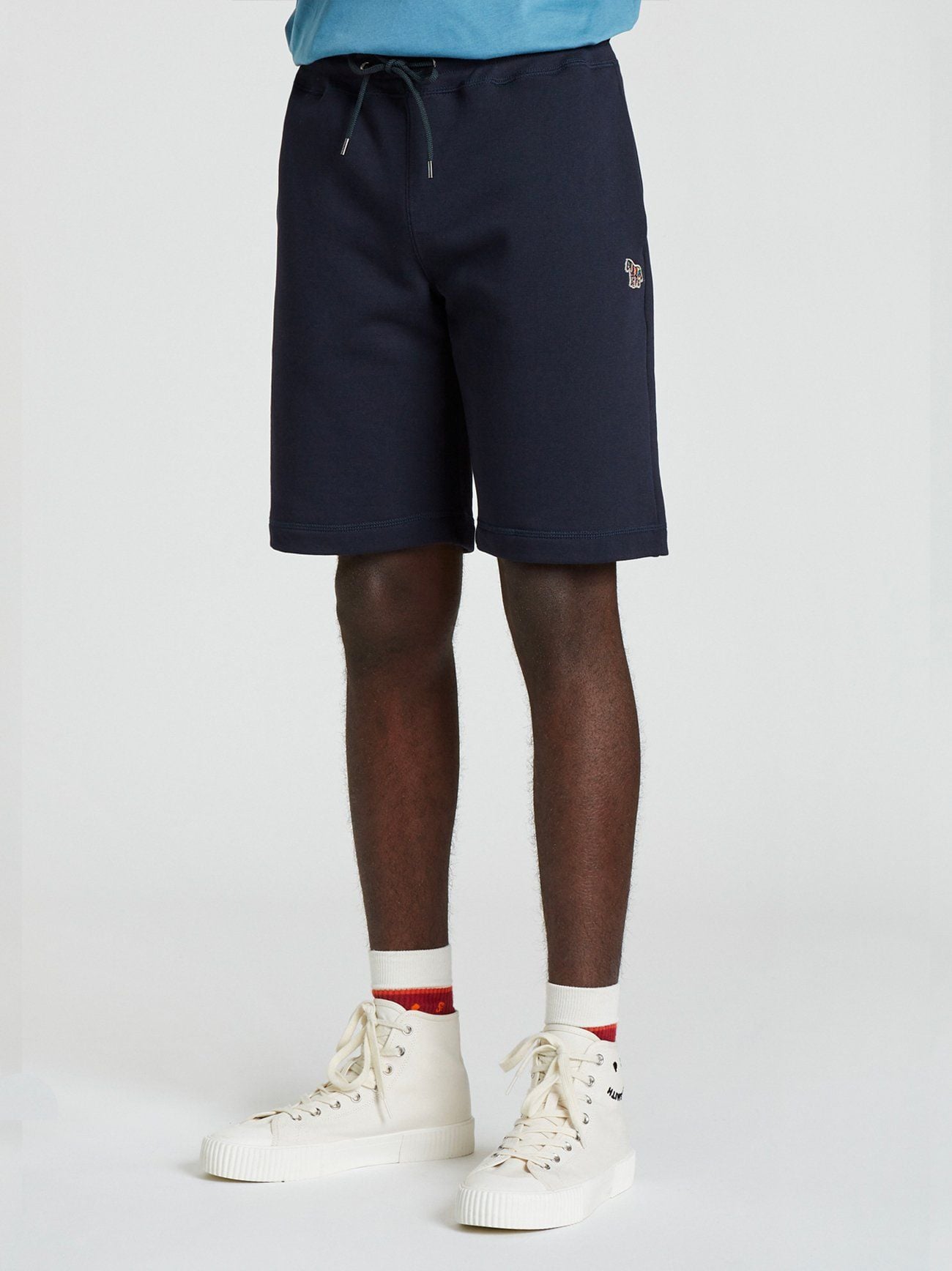 Paul Smith Mens Very Dark Navy Regular Fit Zebra Short | Designerwear