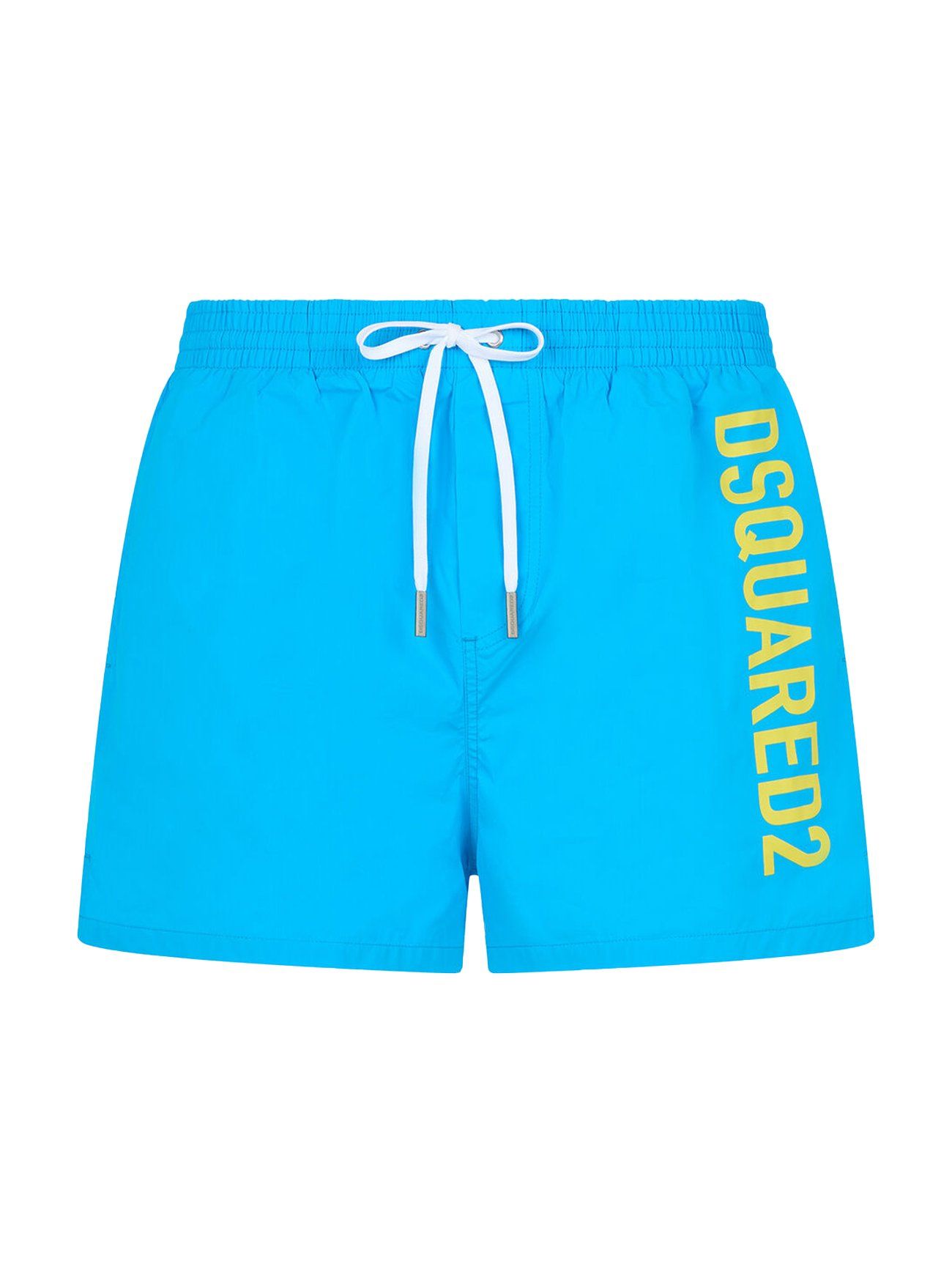 DSQUARED2 Turquoise Aqua Logo Printed Swim Short | Designerwear ...