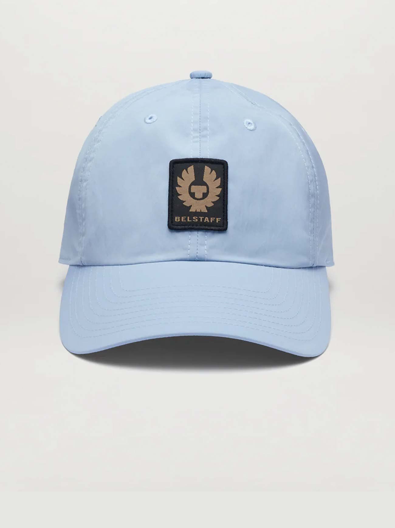 Belstaff Mens Skyline Blue Phoenix Patch Cap | Designerwear