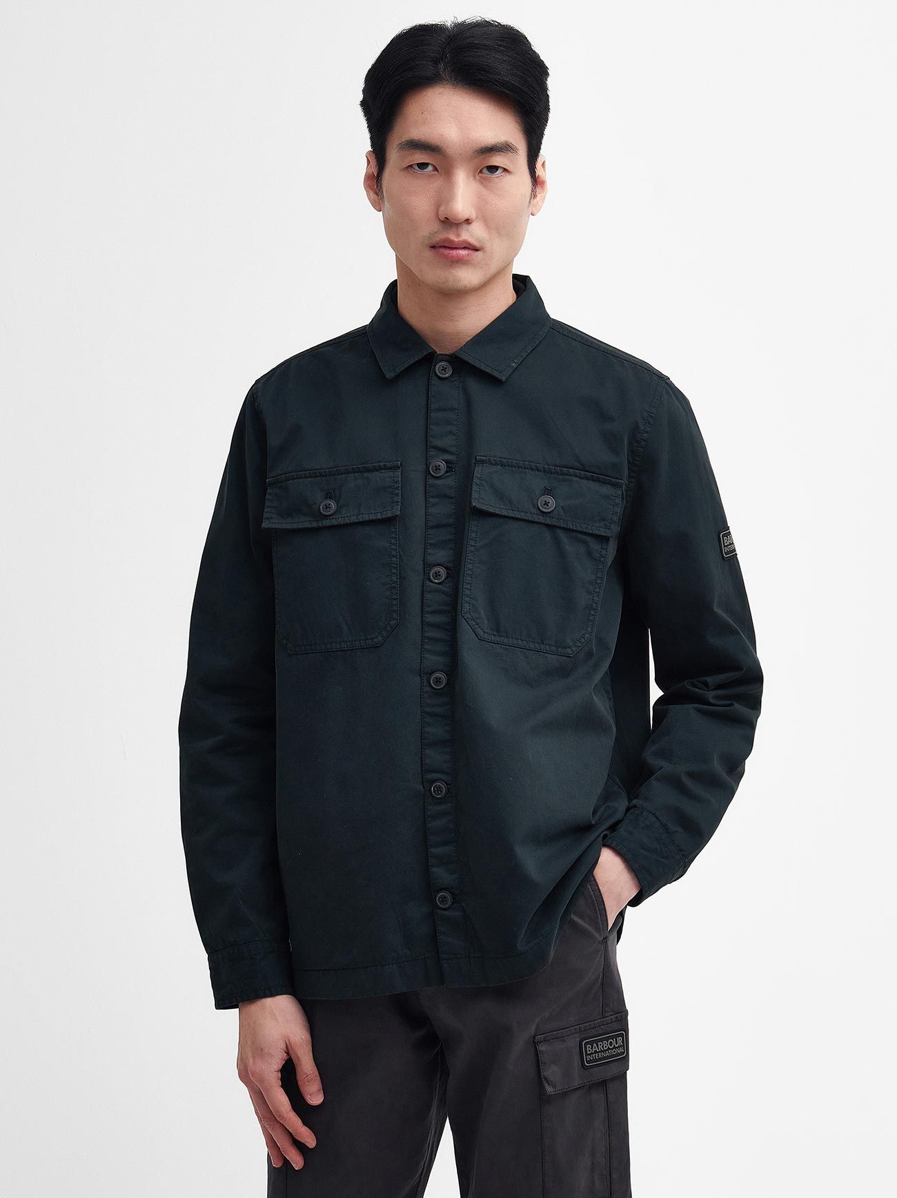 Barbour Mens Forest River Adey Overshirt | Designerwear