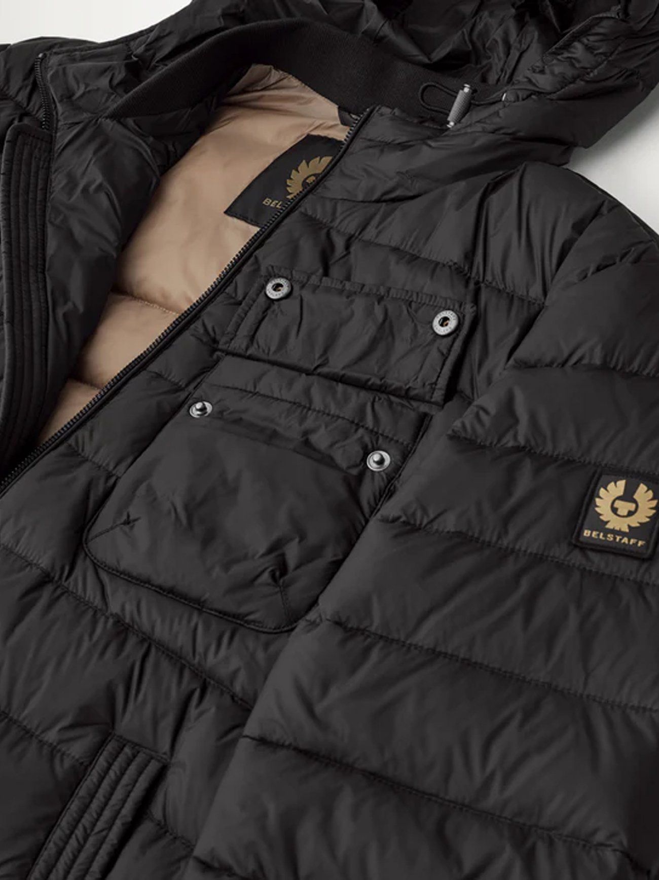 Belstaff Mens Black Streamline Jacket | Designerwear