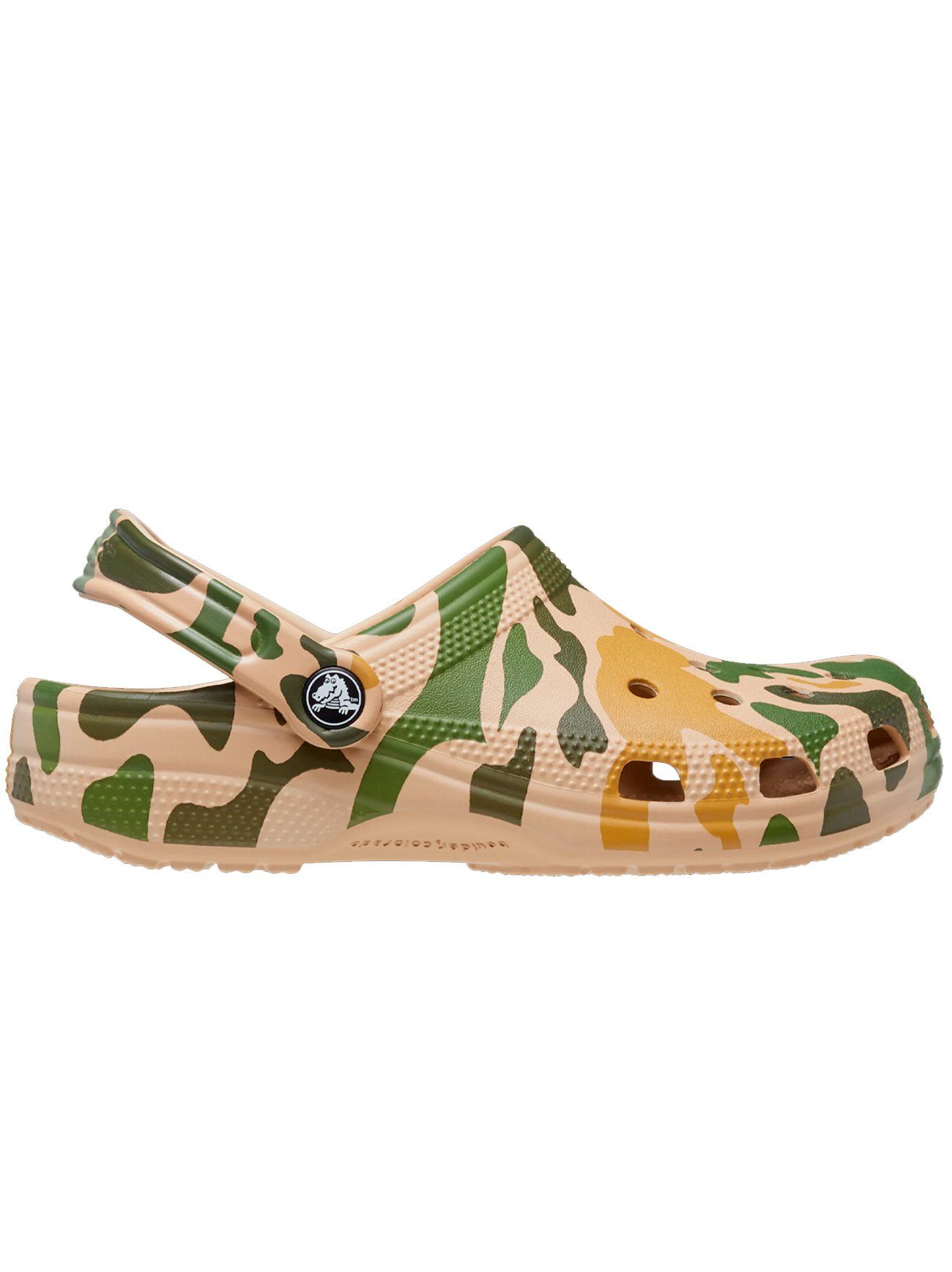 Crocs Chai Tan Classic Printed Camo Clog | Designerwear | Next Day ...