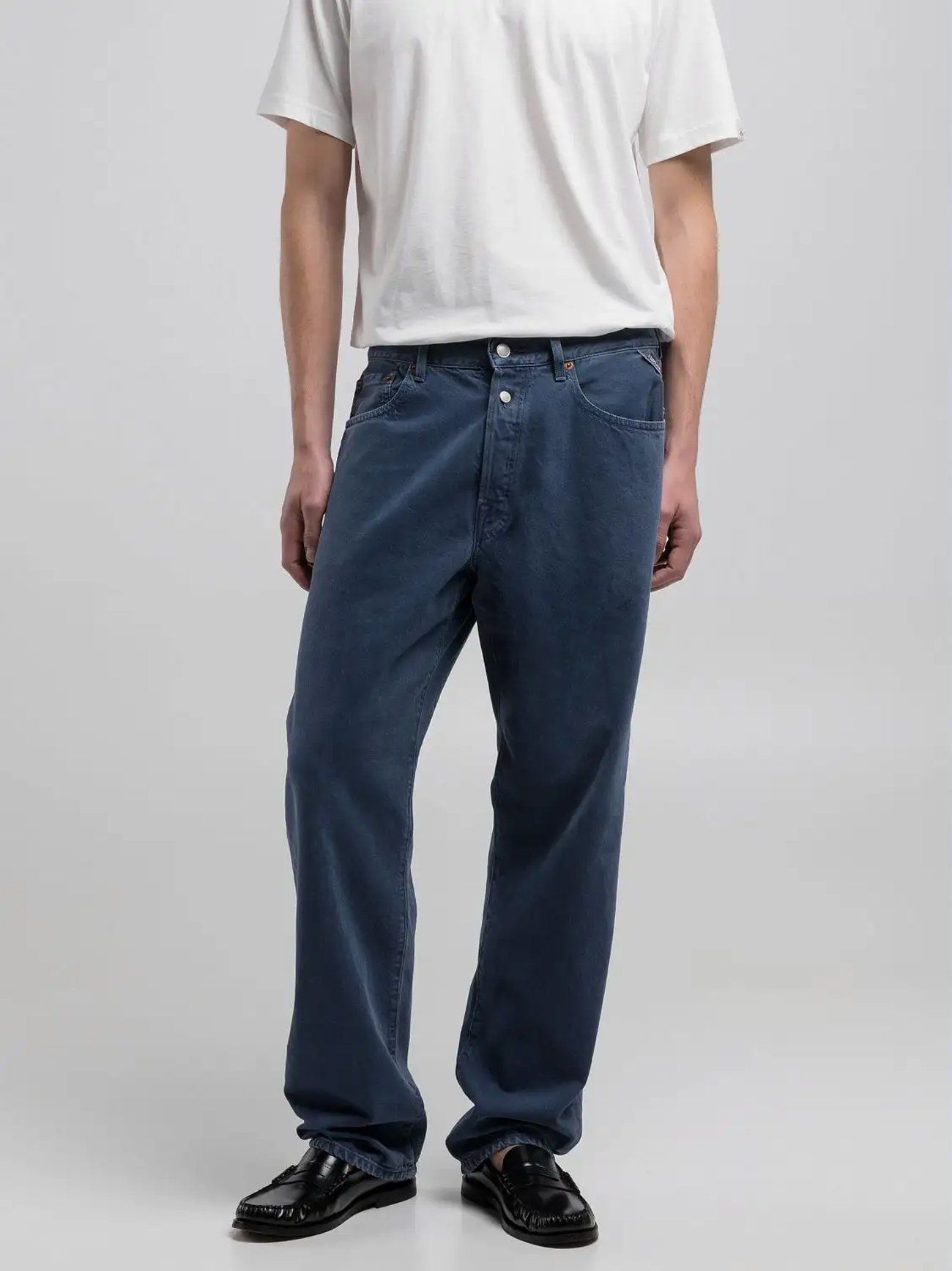 Replay Mens Blue Powder M9Z1 Straight Jean | Designerwear