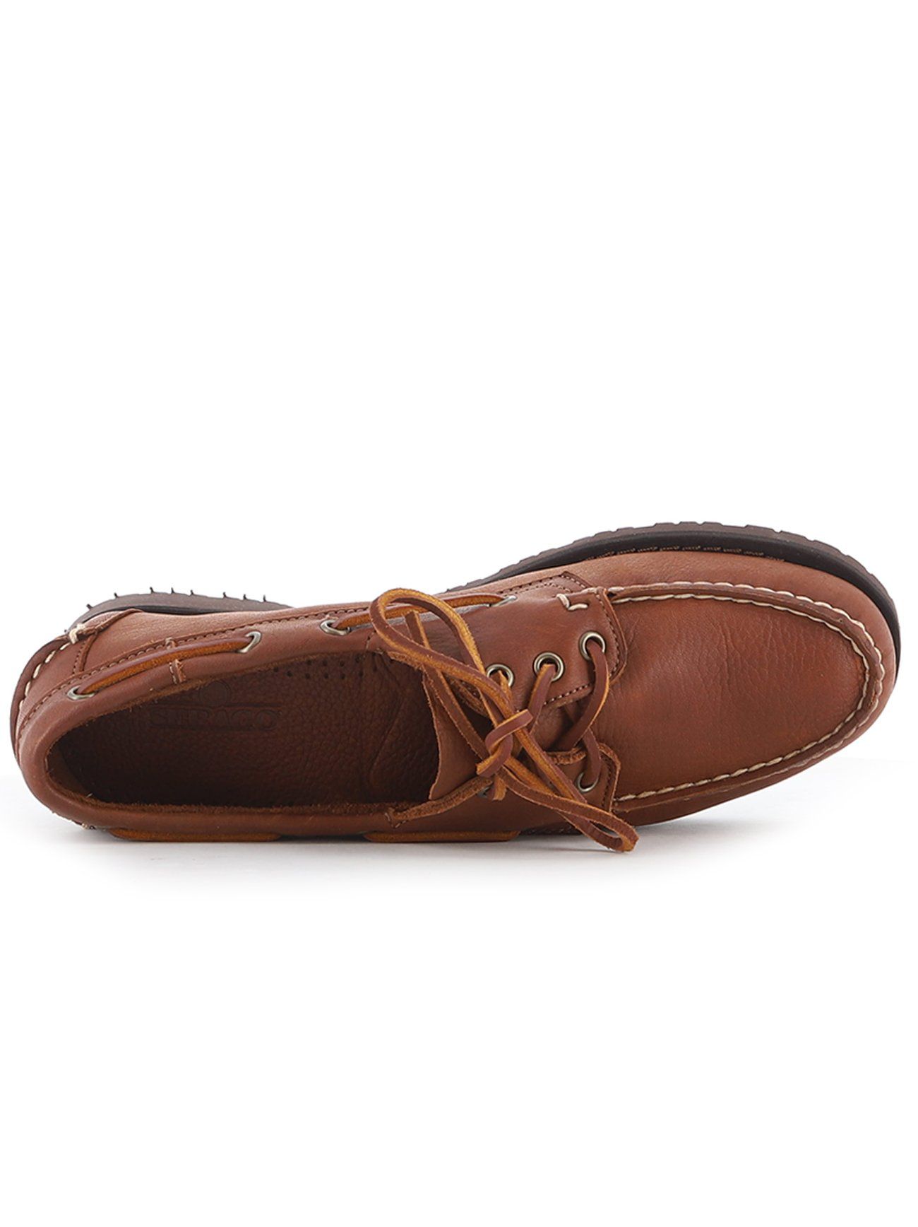 Sebago Brown Portland Slug Tumbled Shoe | Designerwear | Buy Now Pay ...