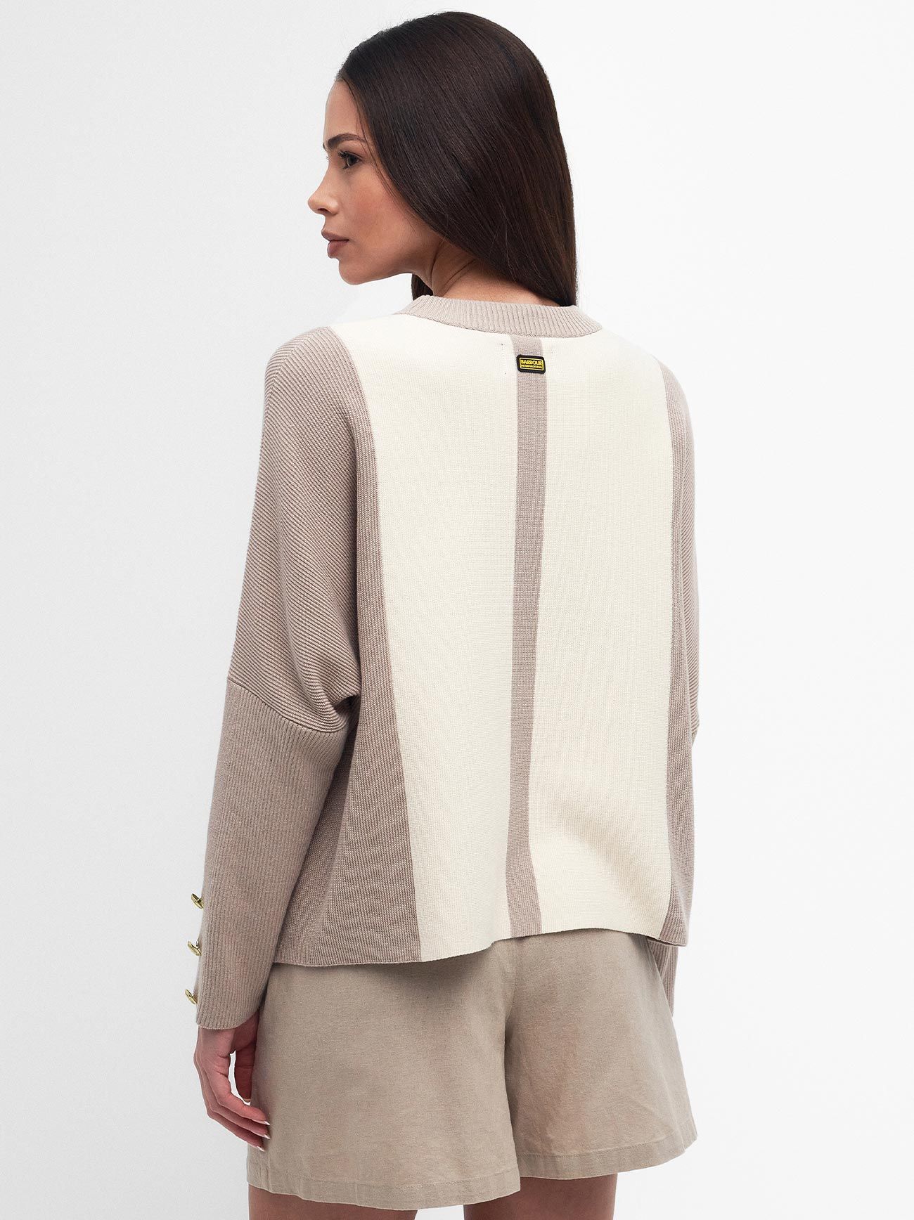 Barbour Womens Blanc Hamilton Jumper | Designerwear