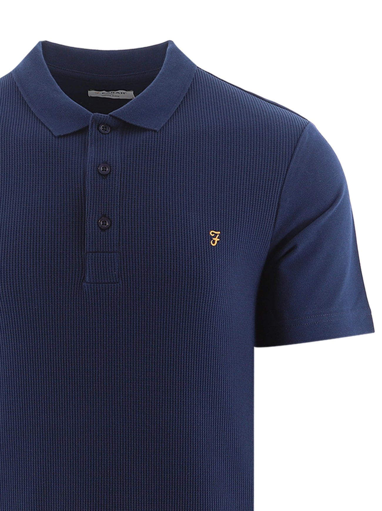 Farah Indigo Forster Polo Shirt | Designerwear | Signup for an ...