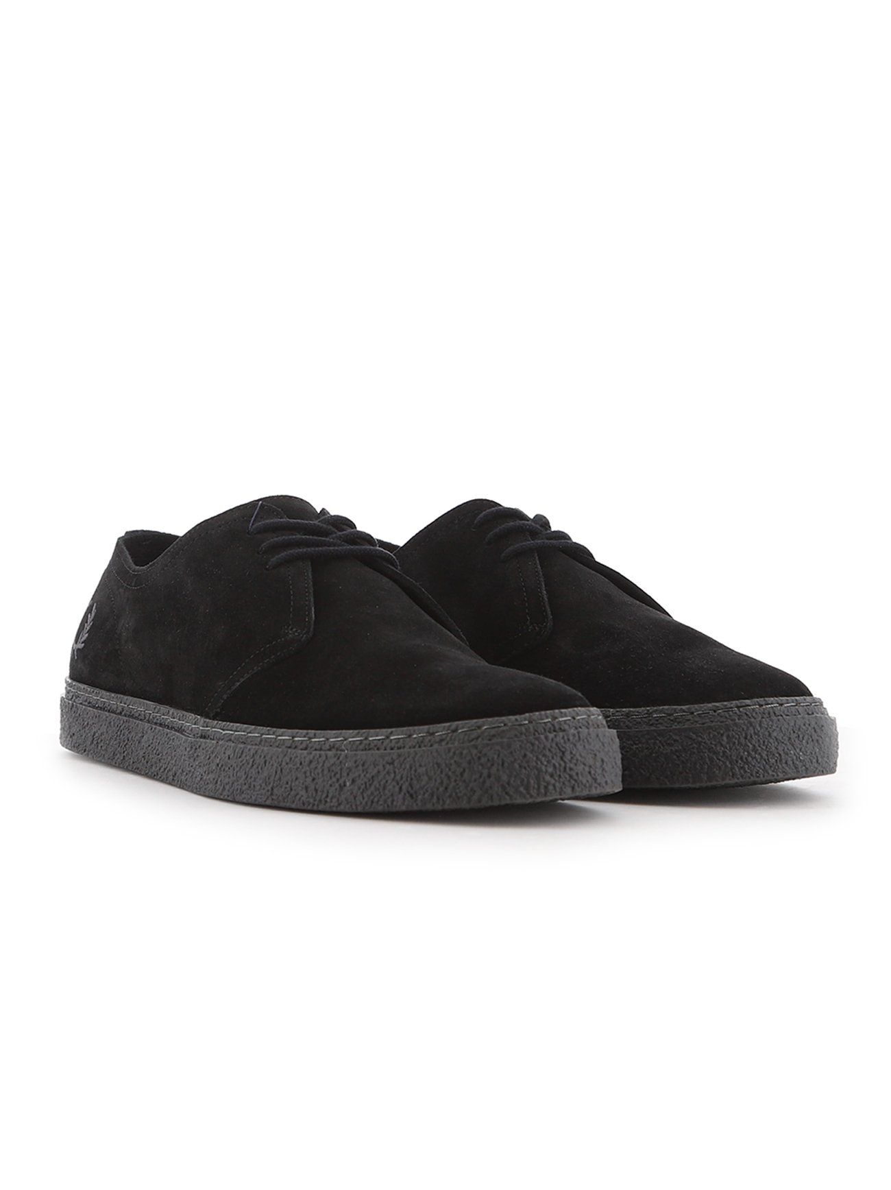 Fred Perry Mens Black Linden Suede Trainer | Designerwear | Signup for ...