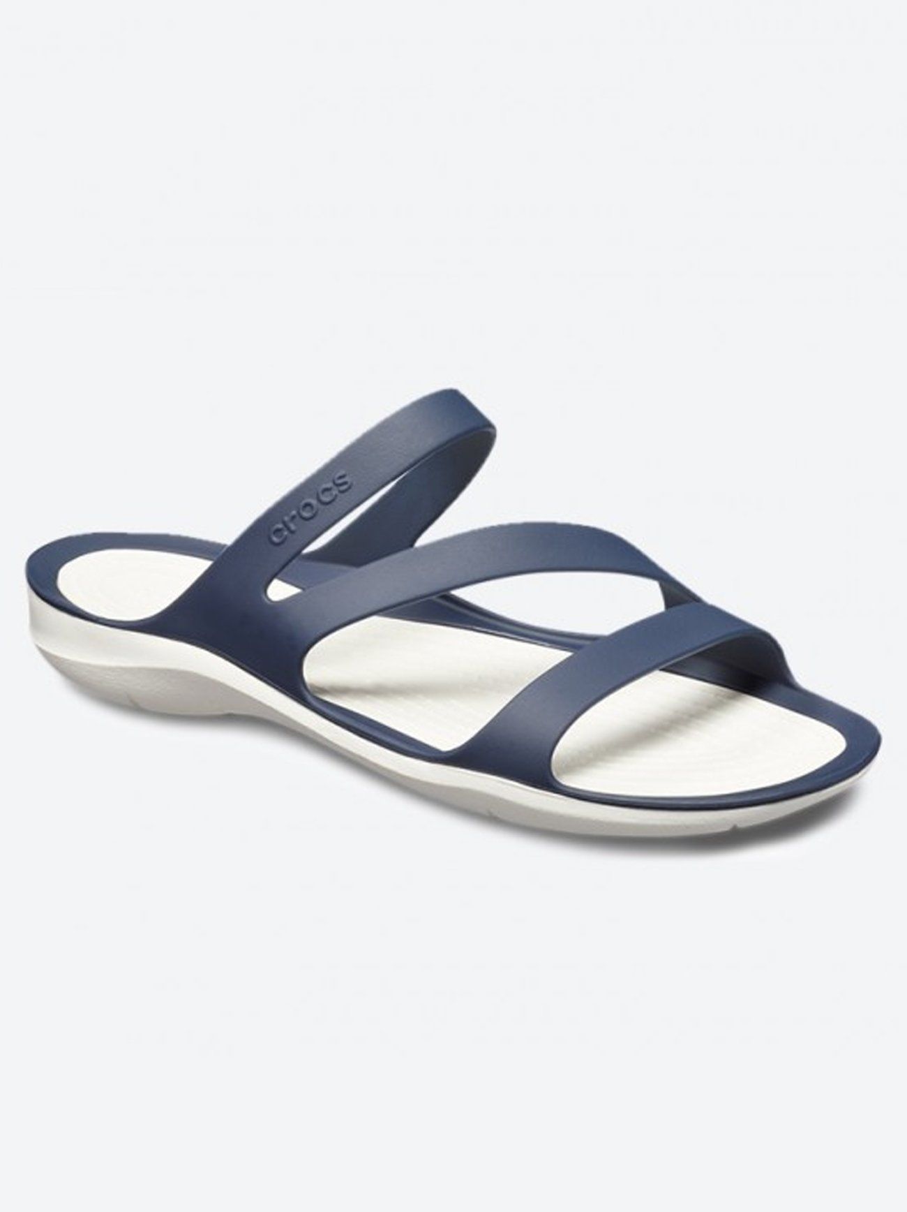 Crocs Navy White Swiftwater Sandal | Designerwear | Hassle Free Returns