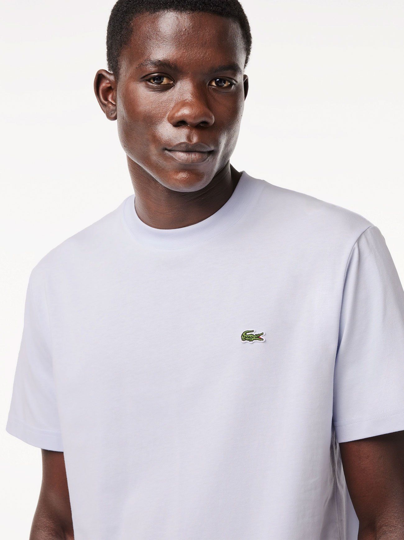 Lacoste Mens Phoenix Blue Logo T-Shirt | Designerwear