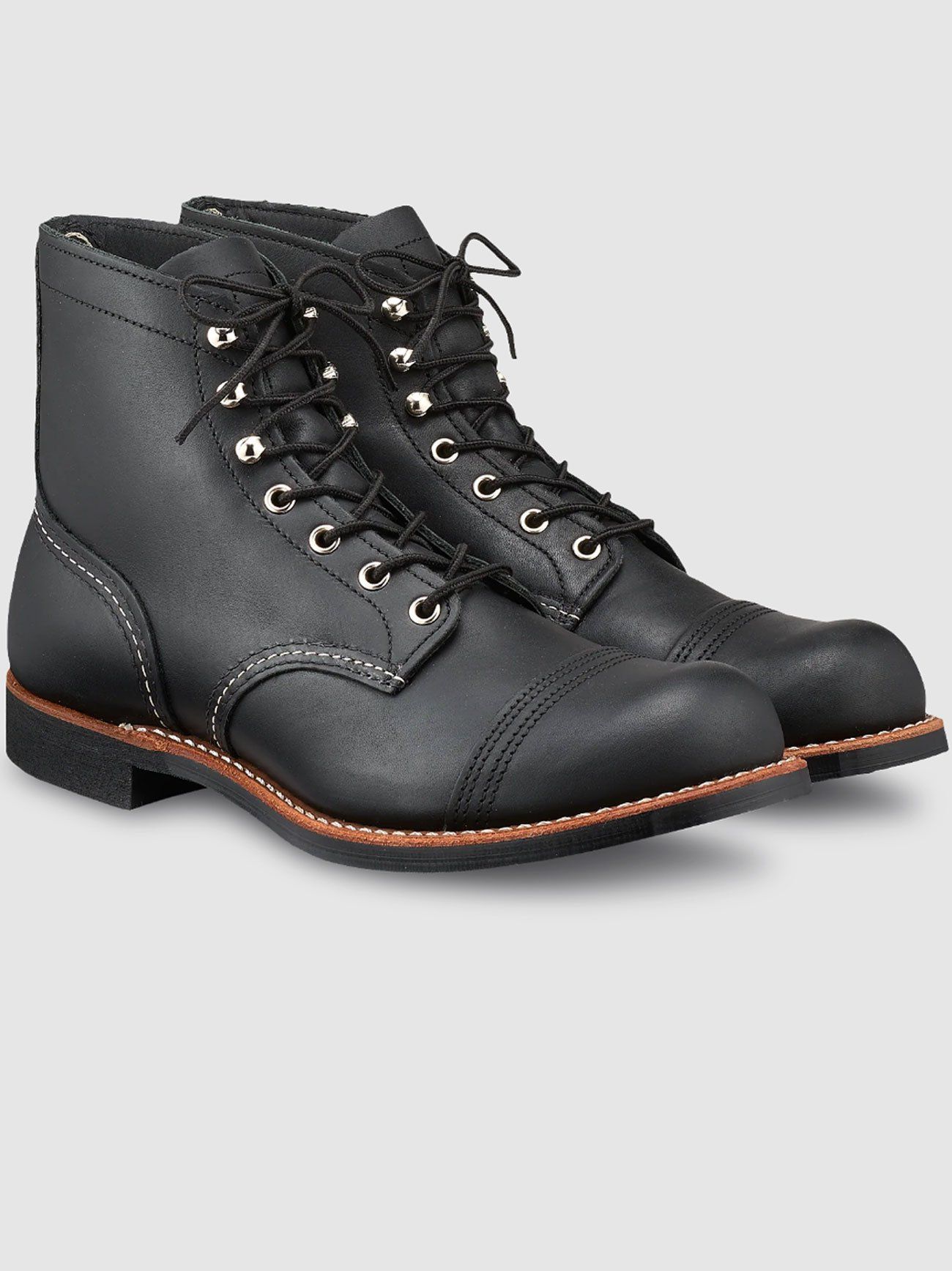 Red Wing Mens Black Harness Iron Ranger Boot | Designerwear