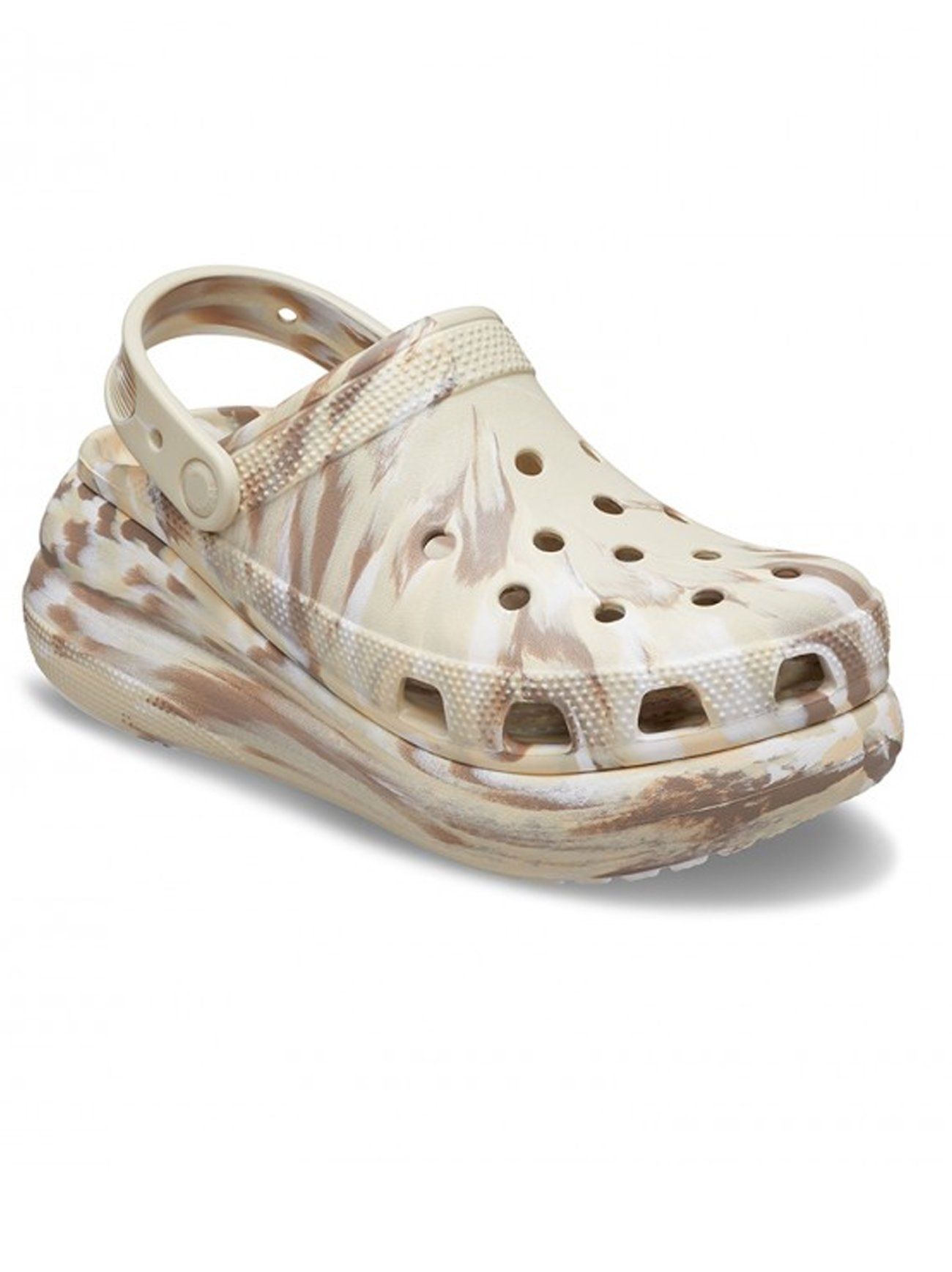 Crocs Bone Multicolour Classic Crush Marbled Clog | Designerwear | Next ...