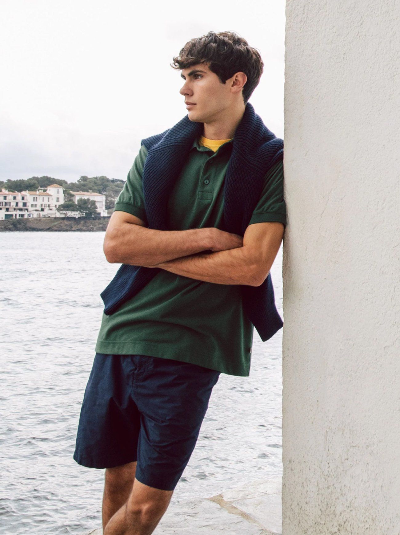 Henri Lloyd Mens Washed Green Falmouth Polo Shirt | Designerwear