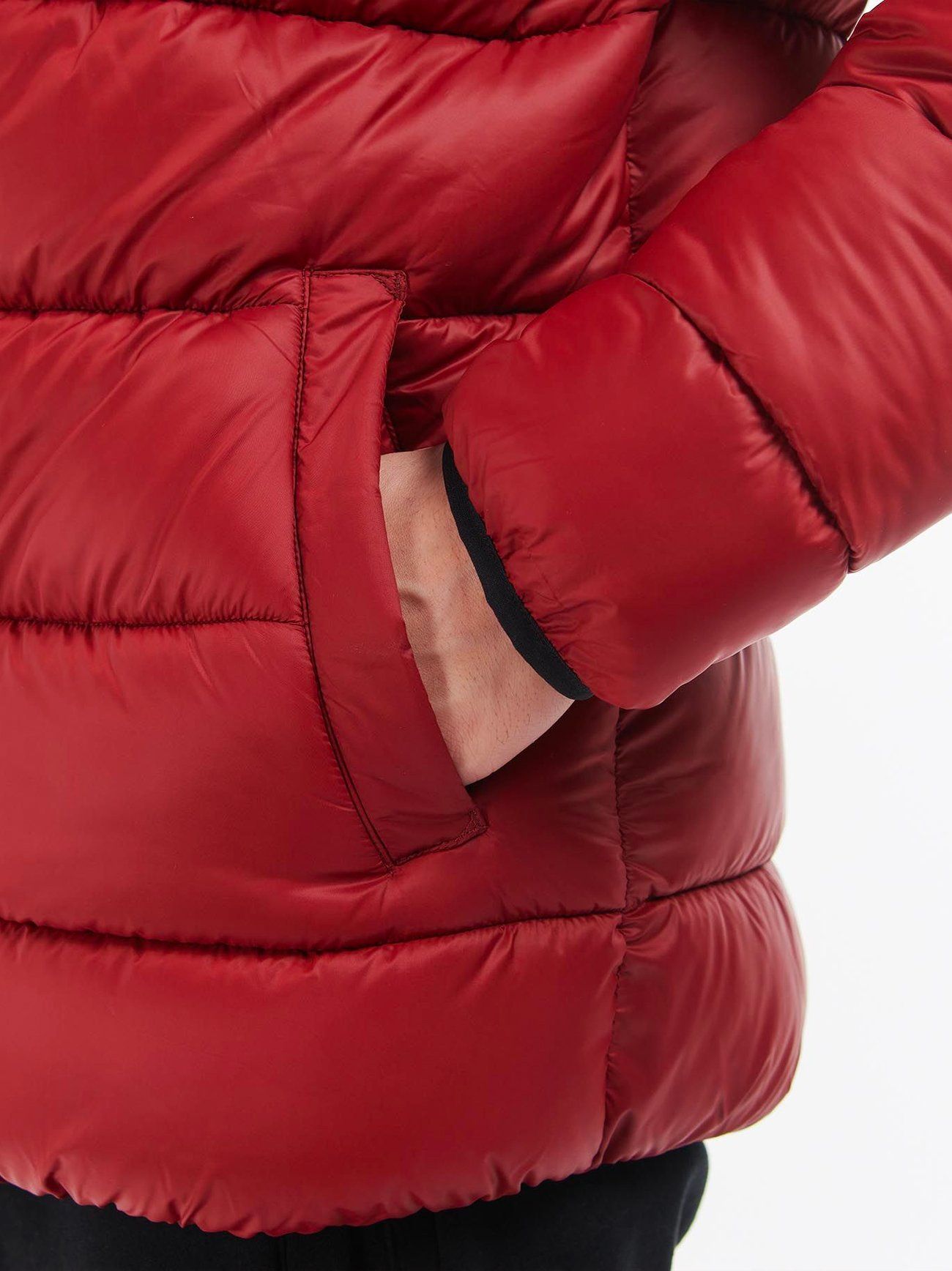 Barbour International Wine Legacy Bobber Quilted Jacket | Designerwear ...