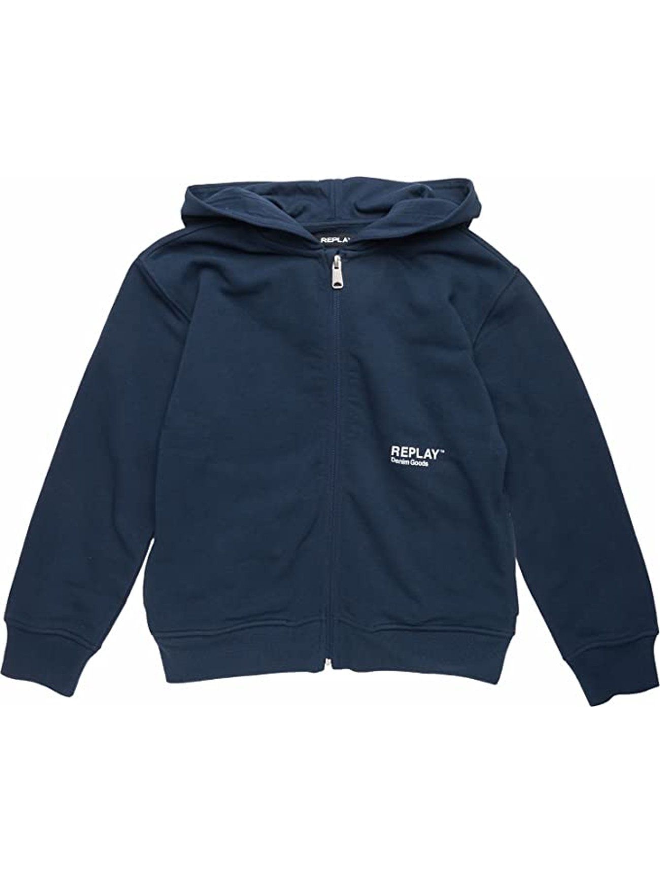 Replay Kids Navy Badge Sweatshirt | Designerwear | Klarna Available