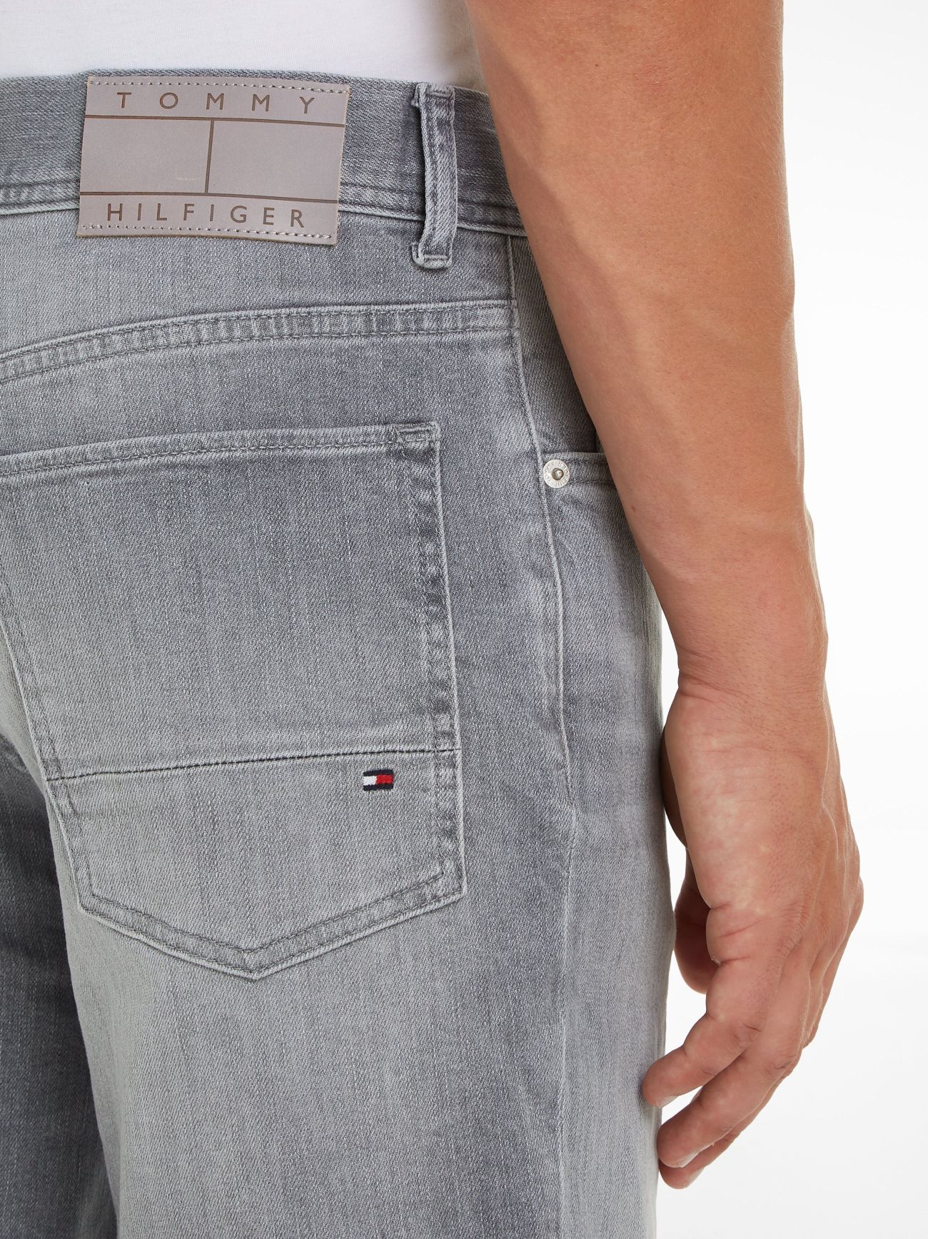 Tommy Hilfiger Mens Tucket Grey Brooklyn Short | Designerwear