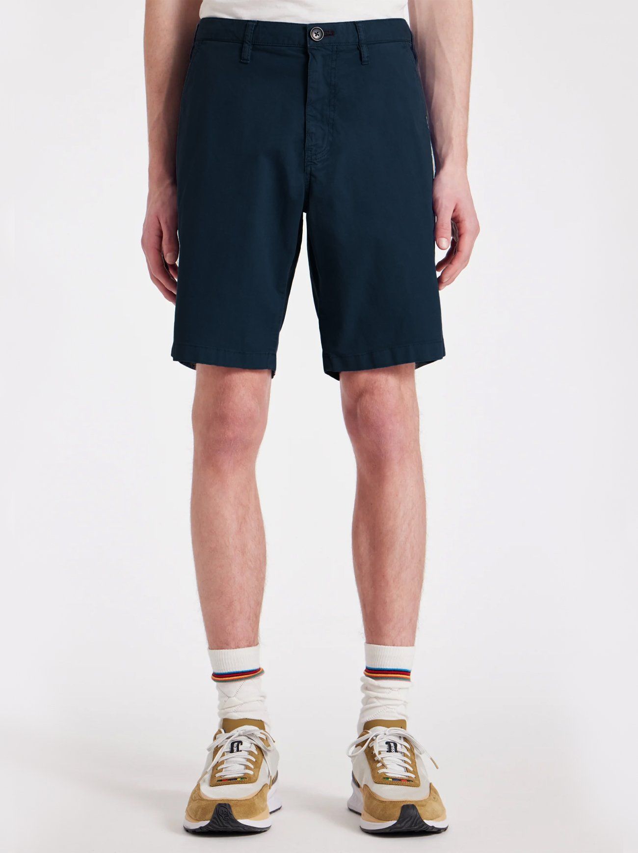 Paul Smith Mens Very Dark Navy Broad Stripe Zebra Short | Designerwear