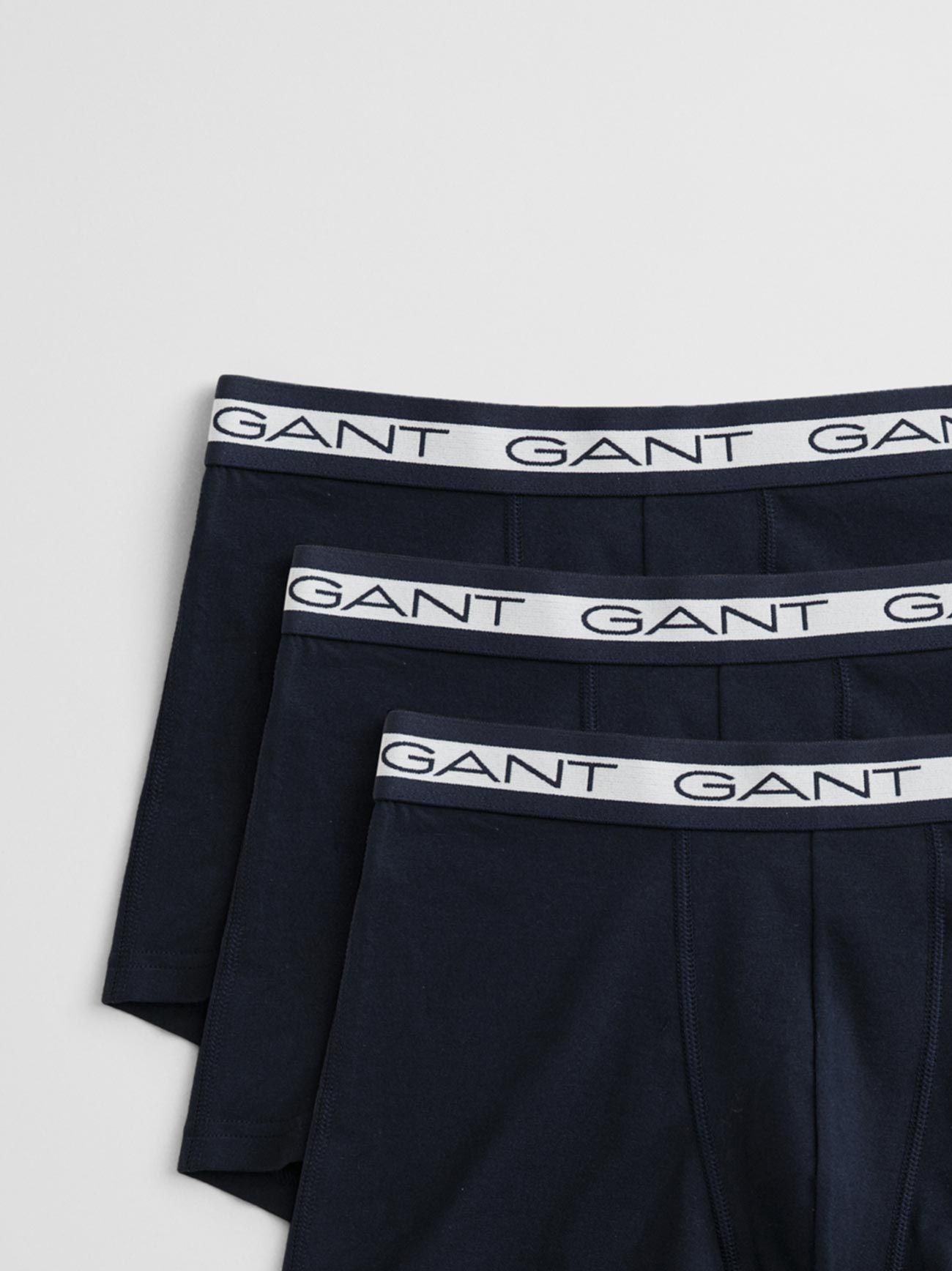 GANT Mens Marine Core 3-Pack Trunk | Designerwear