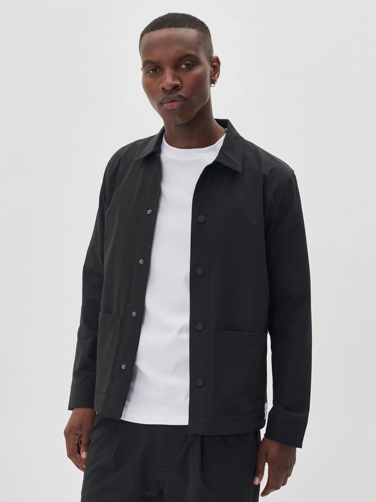 Matinique Mens Black MAorignal M73 Overshirt | Designerwear