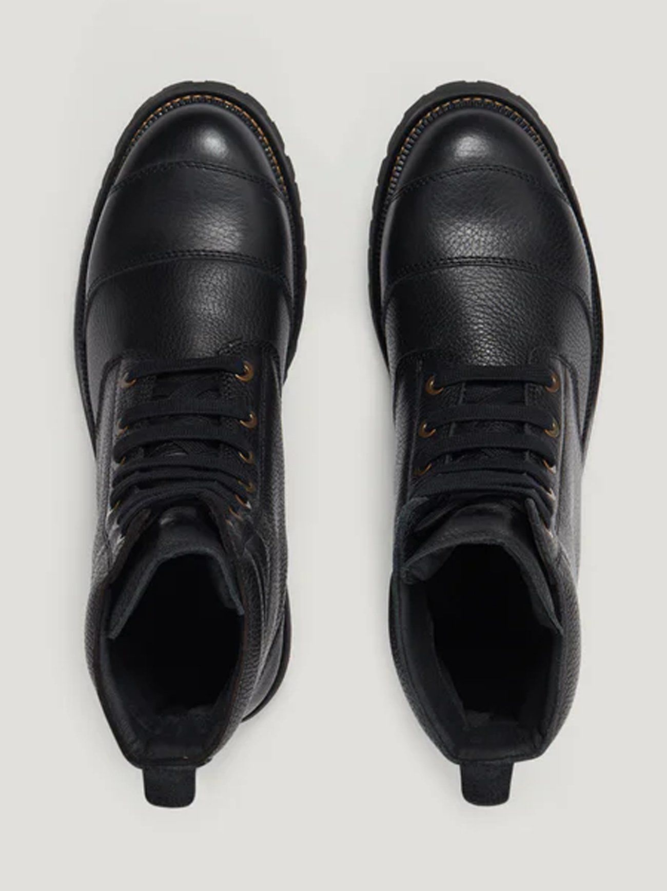 Belstaff Mens Black Resolve Motorcycle Boot | Designerwear