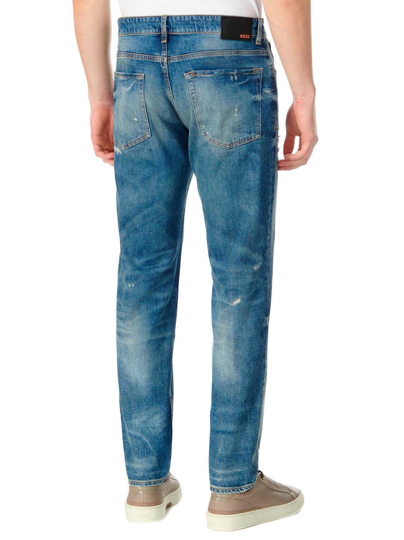 BOSS Mens Bright Blue Re.Maine BC-C Jean | Designerwear
