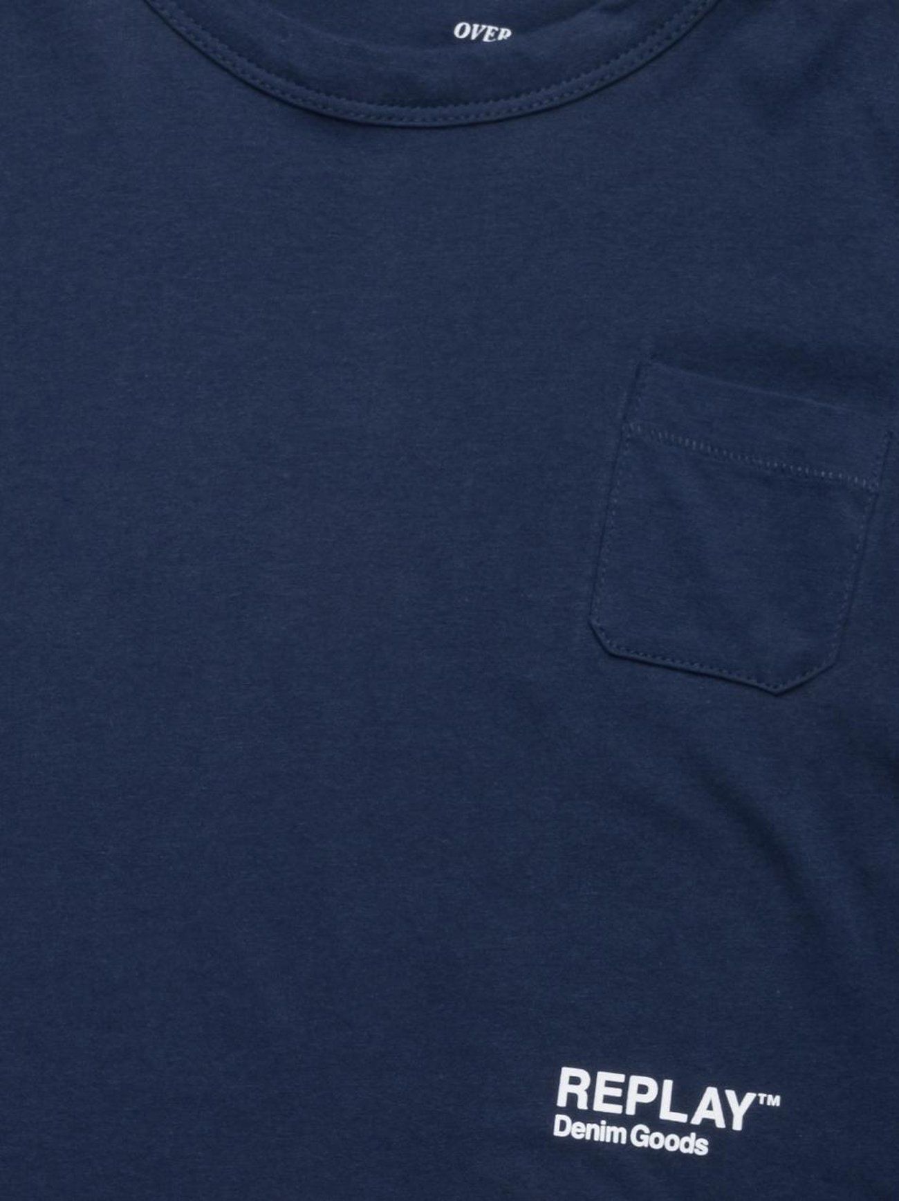 Replay Kids Navy Pocket T-Shirt | Designerwear | Hassle Free Returns
