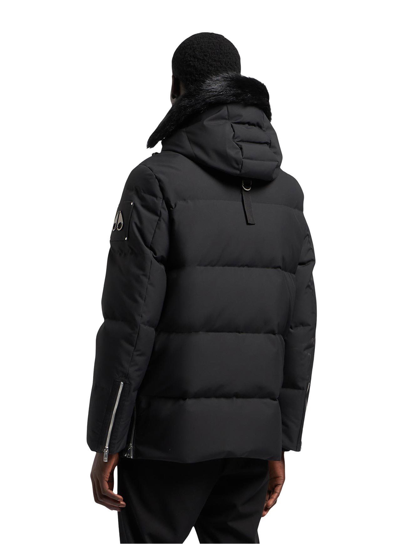 Moose Knuckles Mens Black Cloud 3Q Jacket | Designerwear