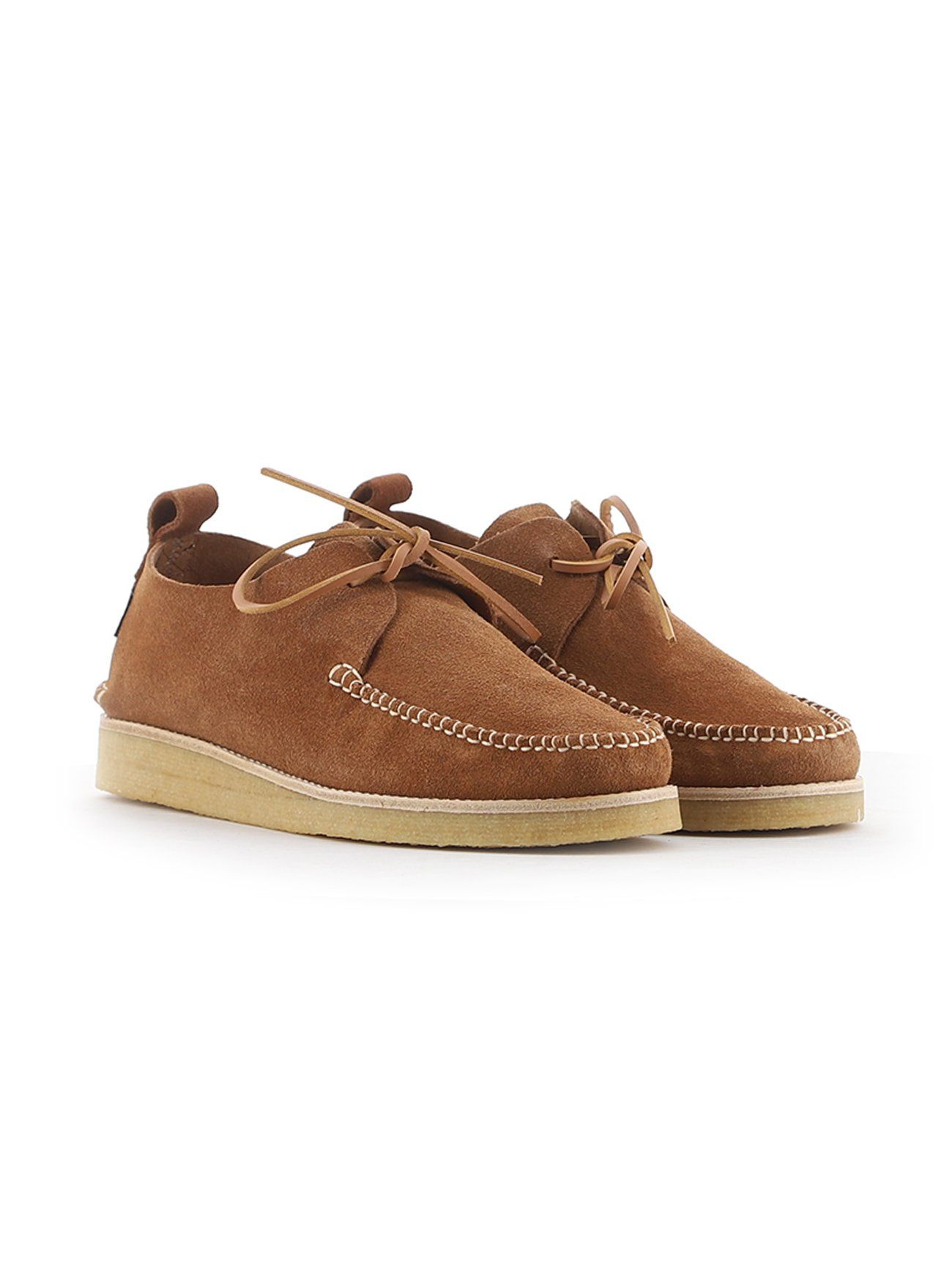Yogi Cola Brown Lawson Suede Crepe Shoe | Designerwear | Signup for an ...
