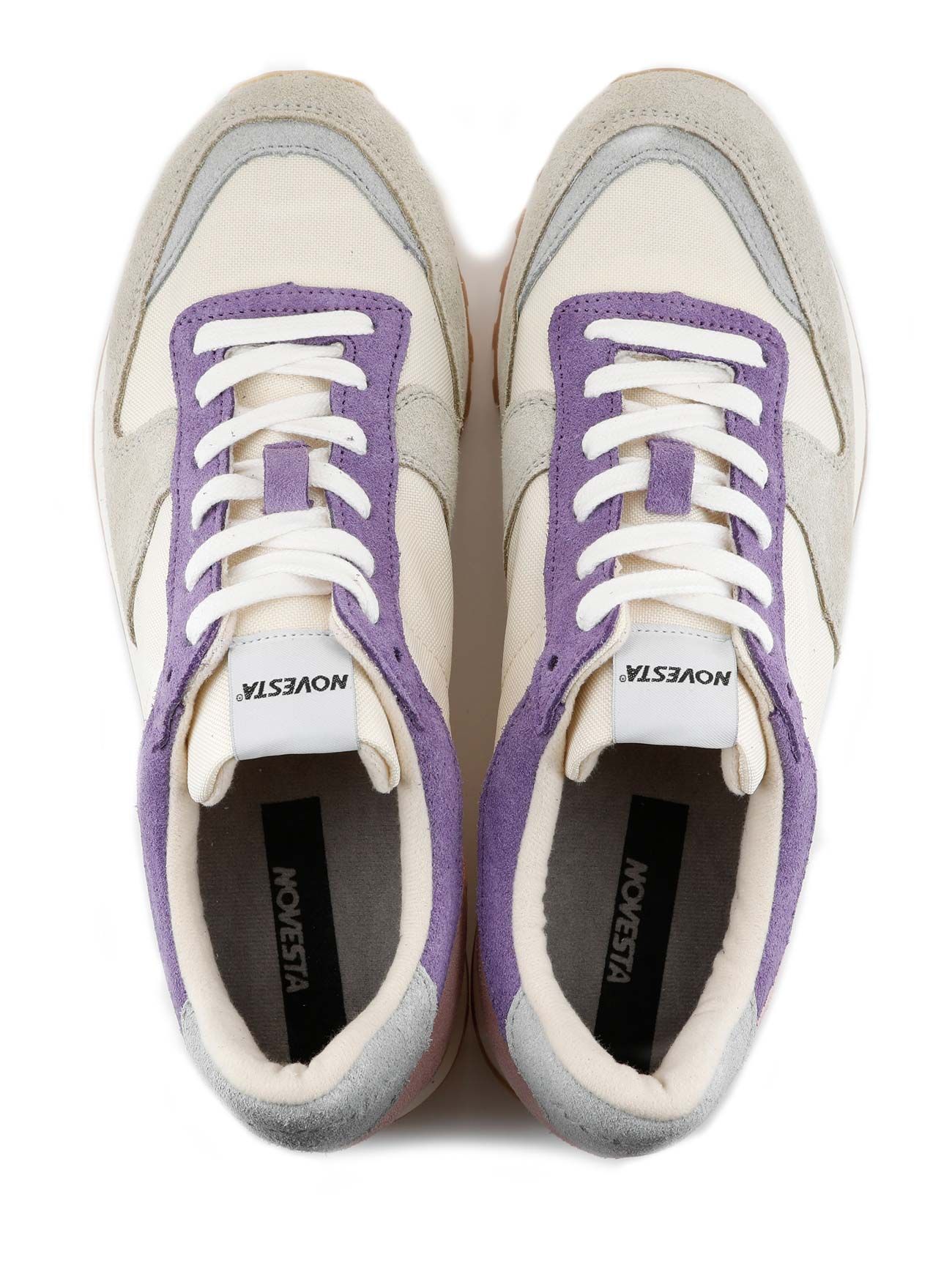 Novesta Womens Lilly Cream Marathon Trail Trainer | Designerwear