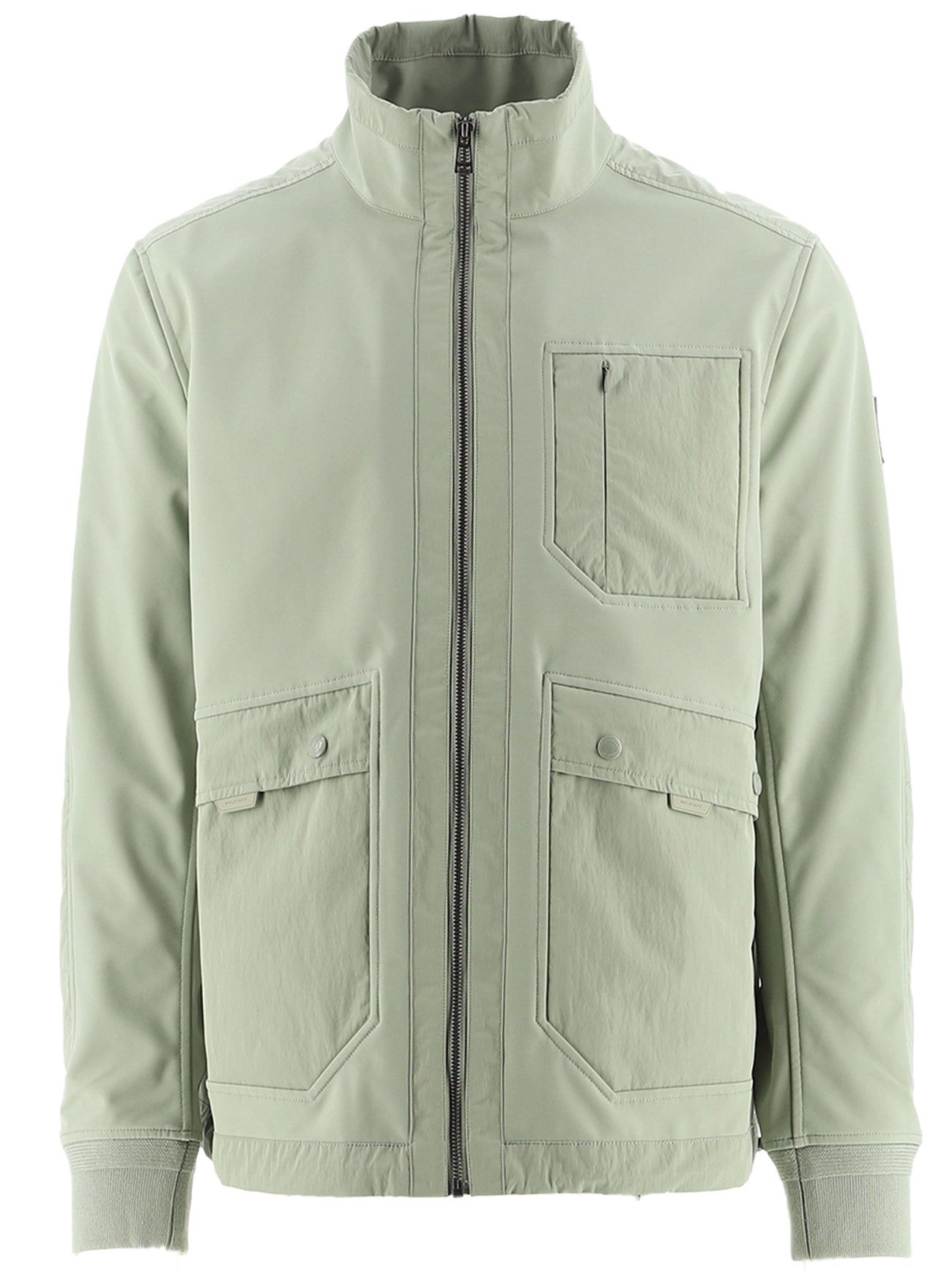 Belstaff Laurel Green Shift Jacket | Shop Now at Designerwear