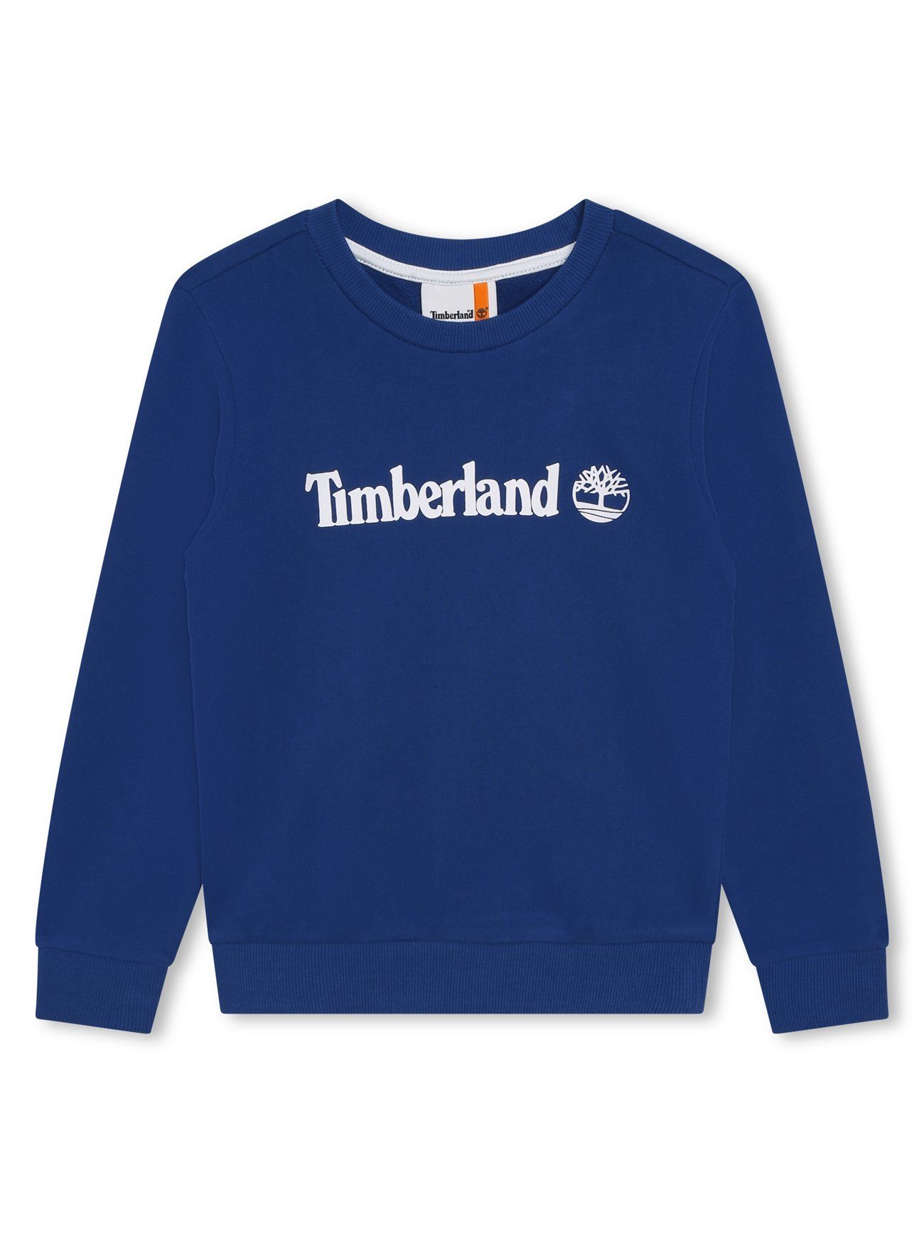 Timberland Kids Blue Logo Sweatshirt | Designerwear | Next Day Delivery ...