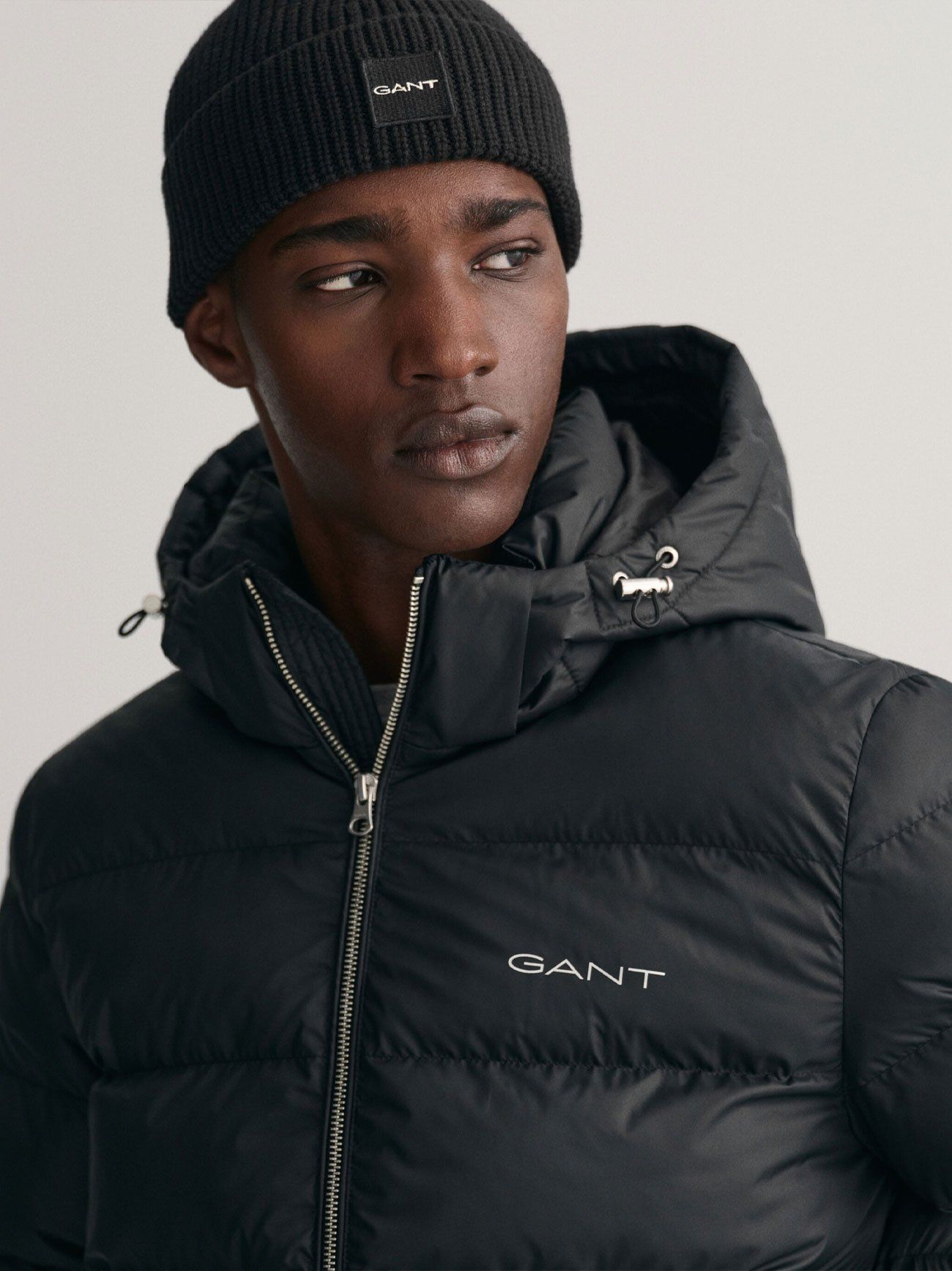 GANT Mens Black Active Cloud Jacket | Designerwear