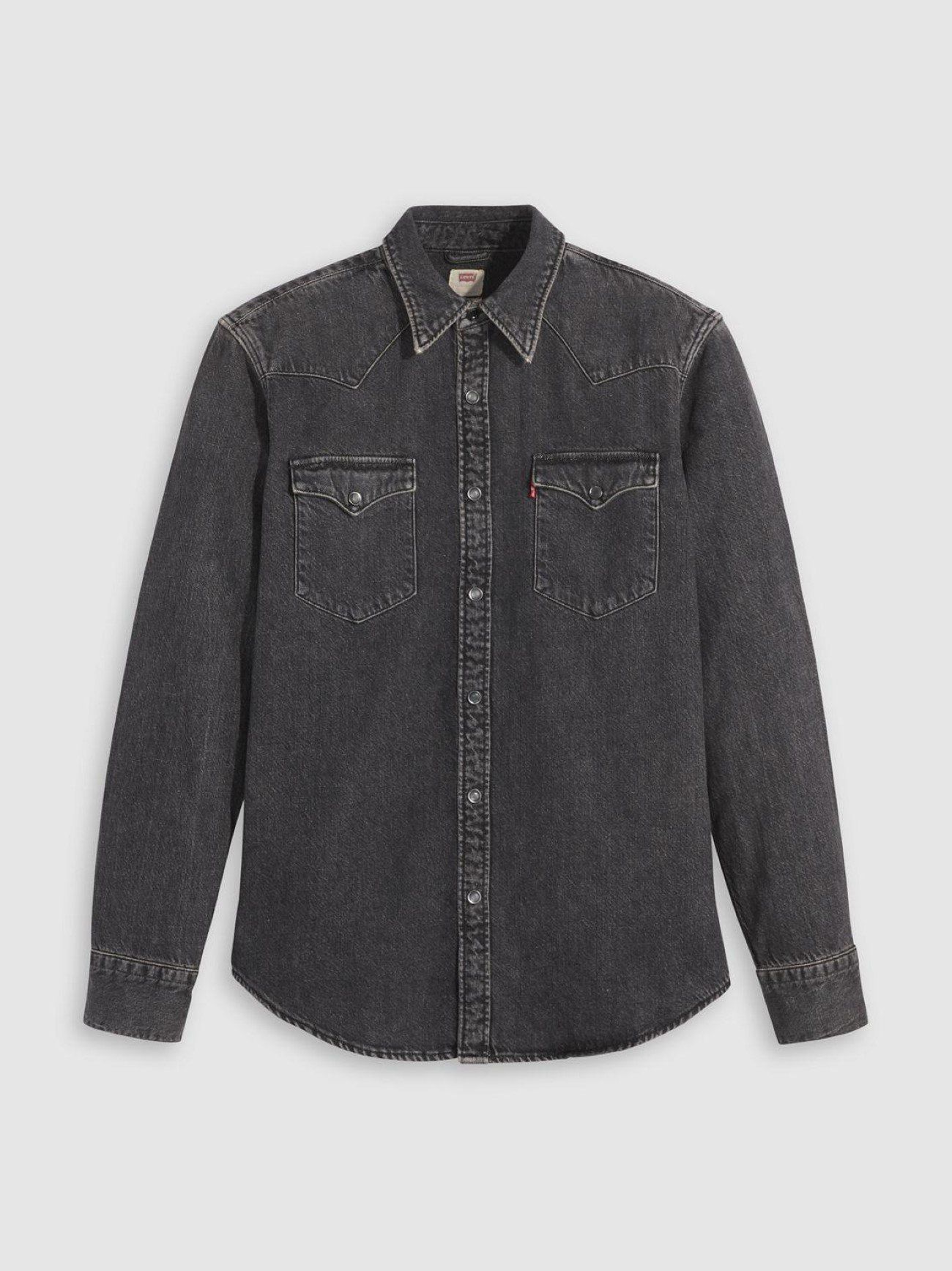 Levi's Mens Black Washed Barstow Western Standard Top | Designerwear