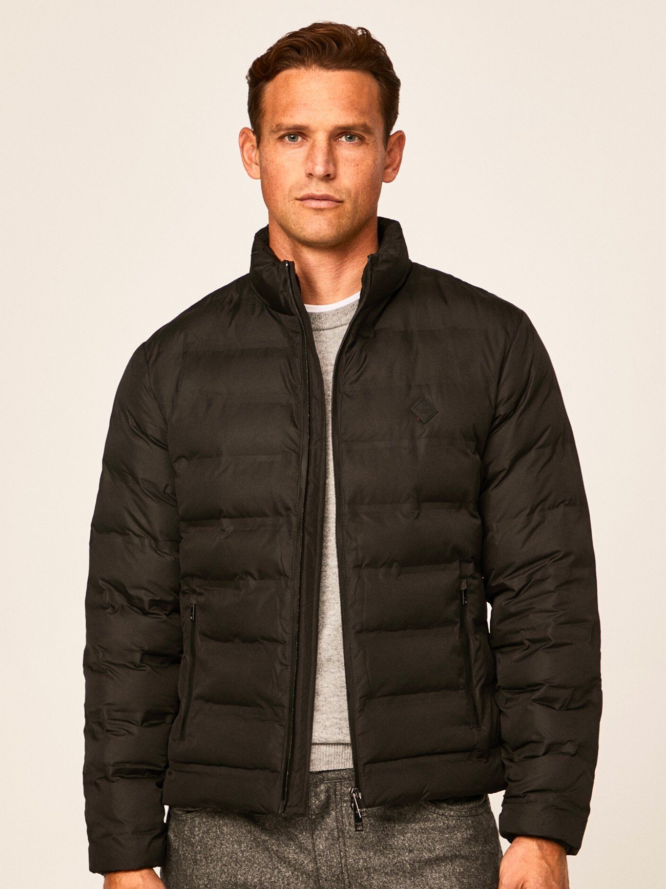 Hackett Black Lightweight Moto Jacket | Designerwear | Buy Now Pay ...