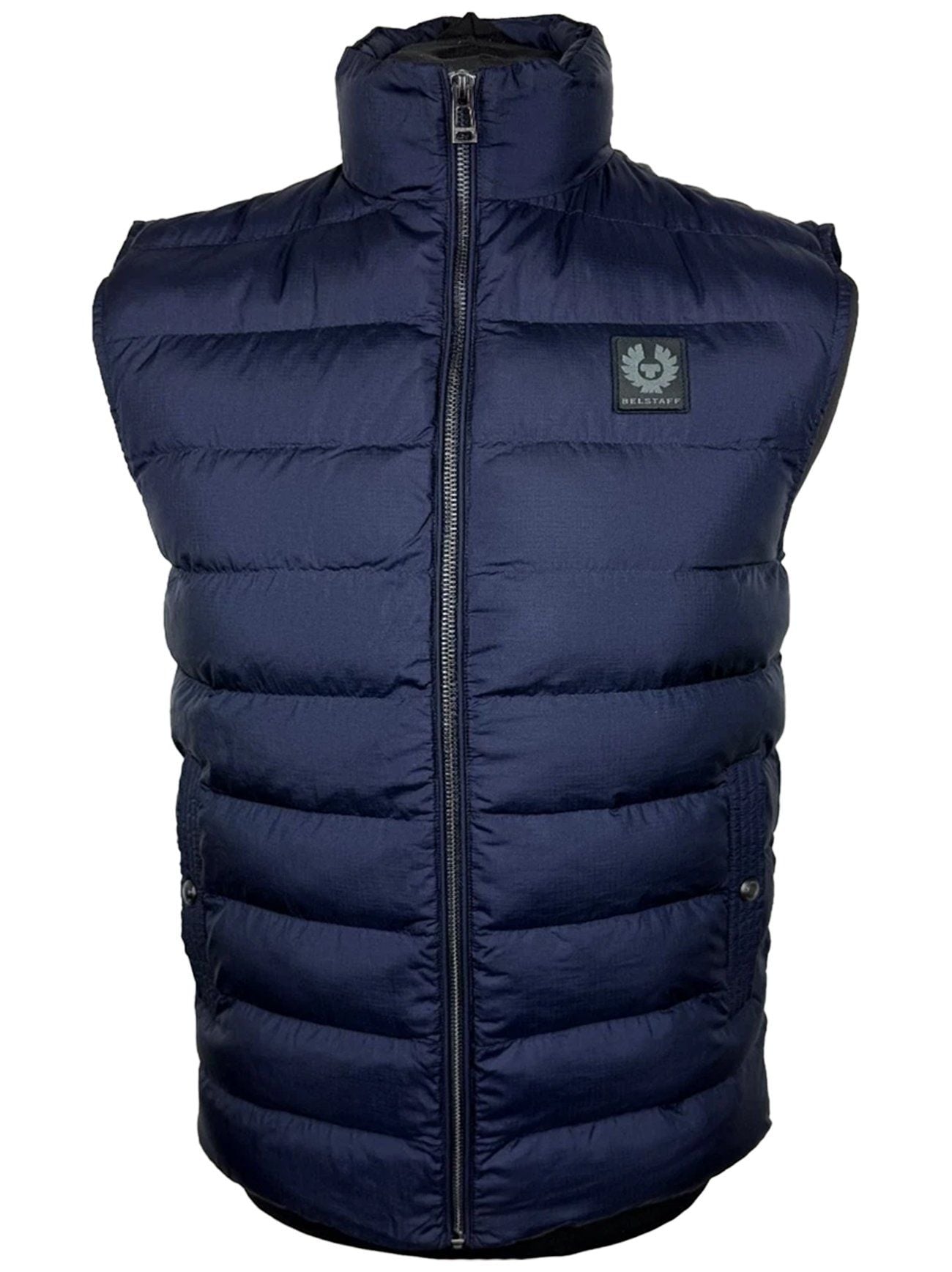 Belstaff Mens Dark Ink Wheeler Vest | Designerwear