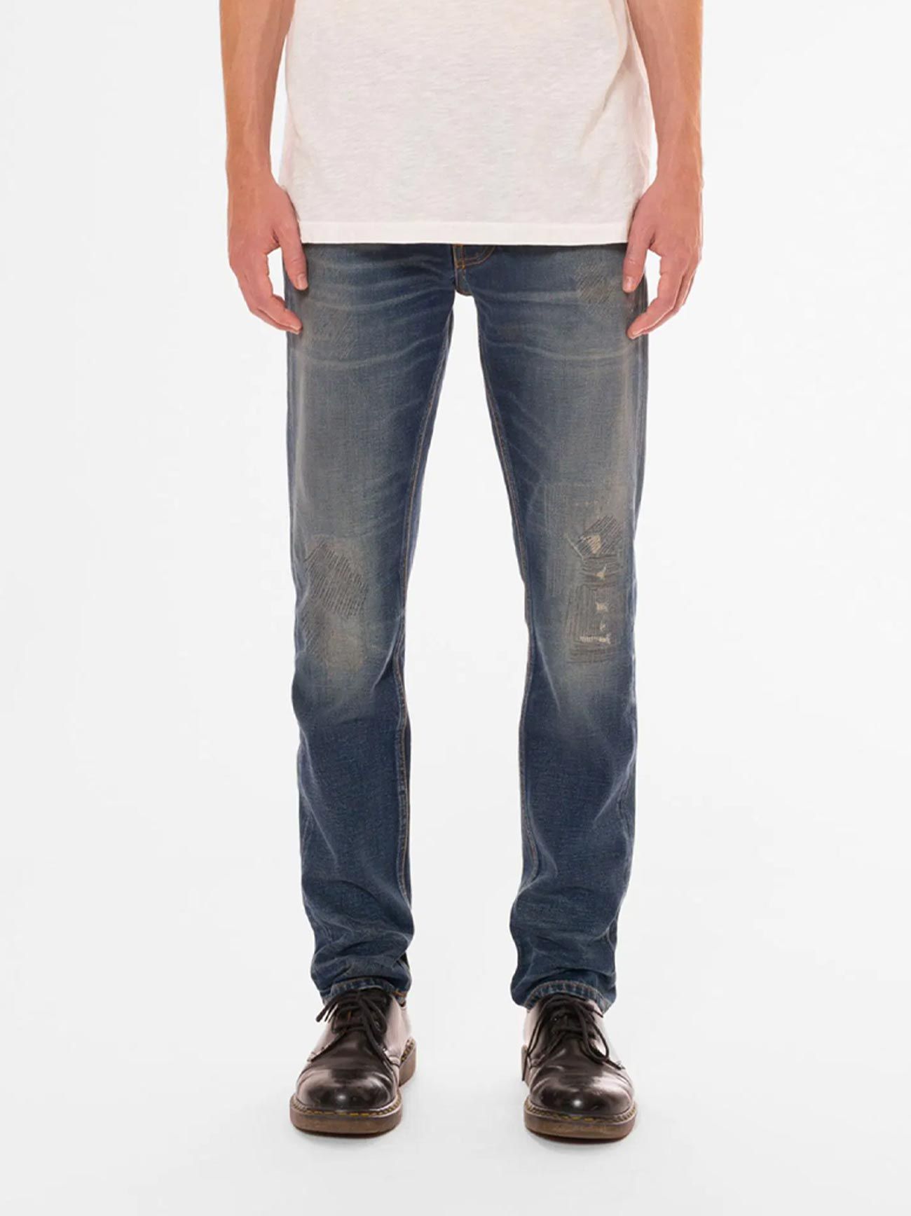 Nudie Jeans Mens Yesterdays News Lean Dean Jean | Designerwear