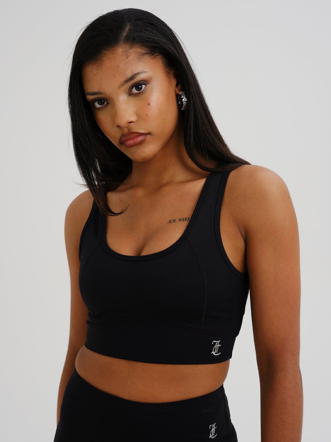 Juicy Couture Womens Black Lazlo Sports Bra | Designerwear | Signup for ...