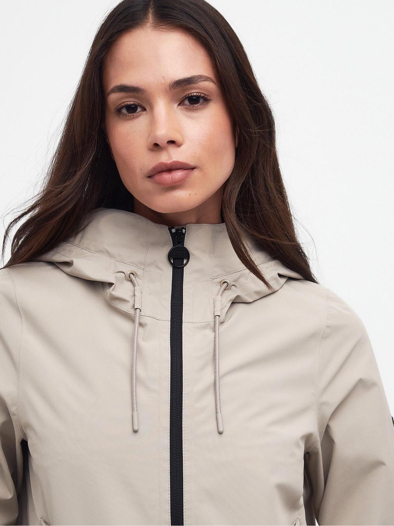 Barbour Womens Oat Black Diver Jacket | Designerwear