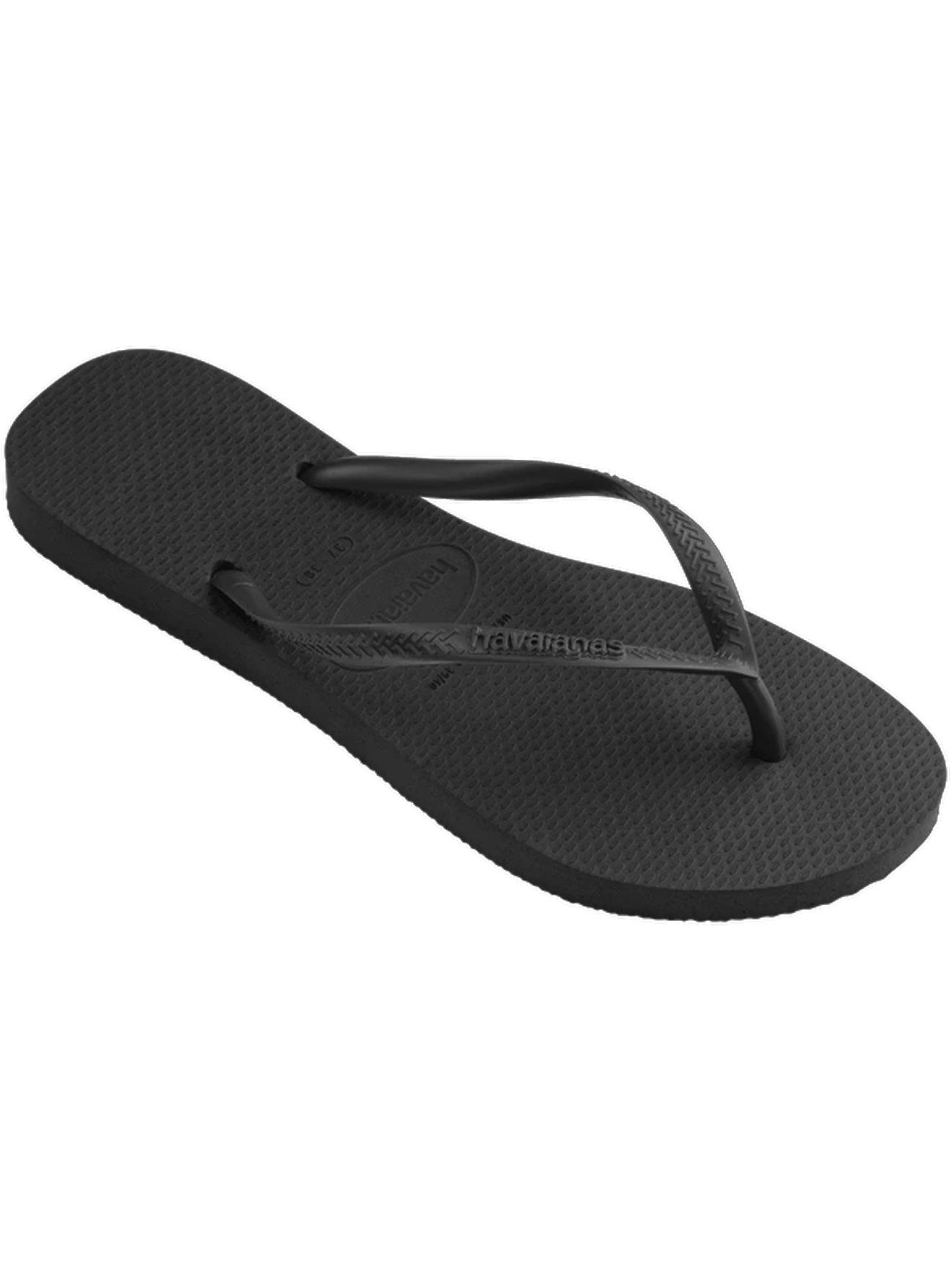 Havaianas Womens Black Slim Slide | Designerwear