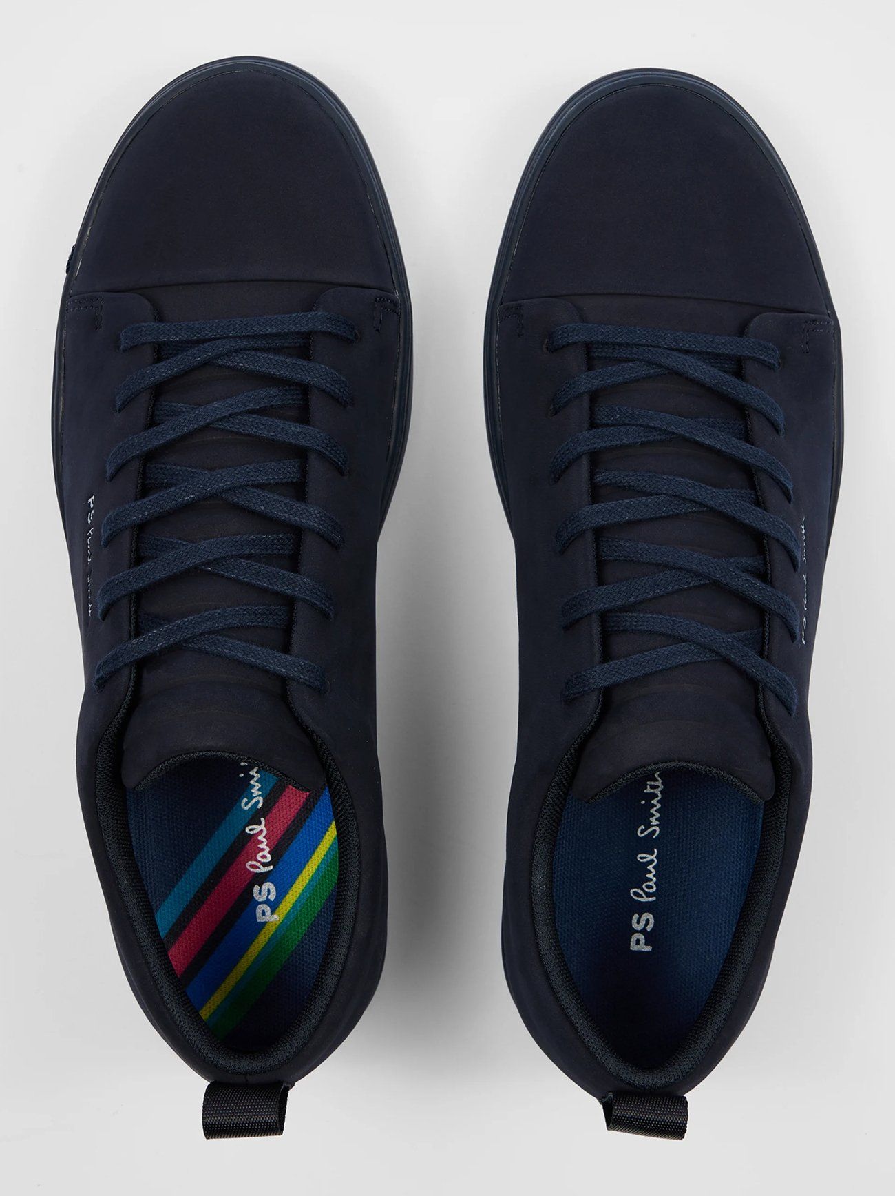 Paul Smith Mens Very Dark Navy Lee Trainer | Designerwear