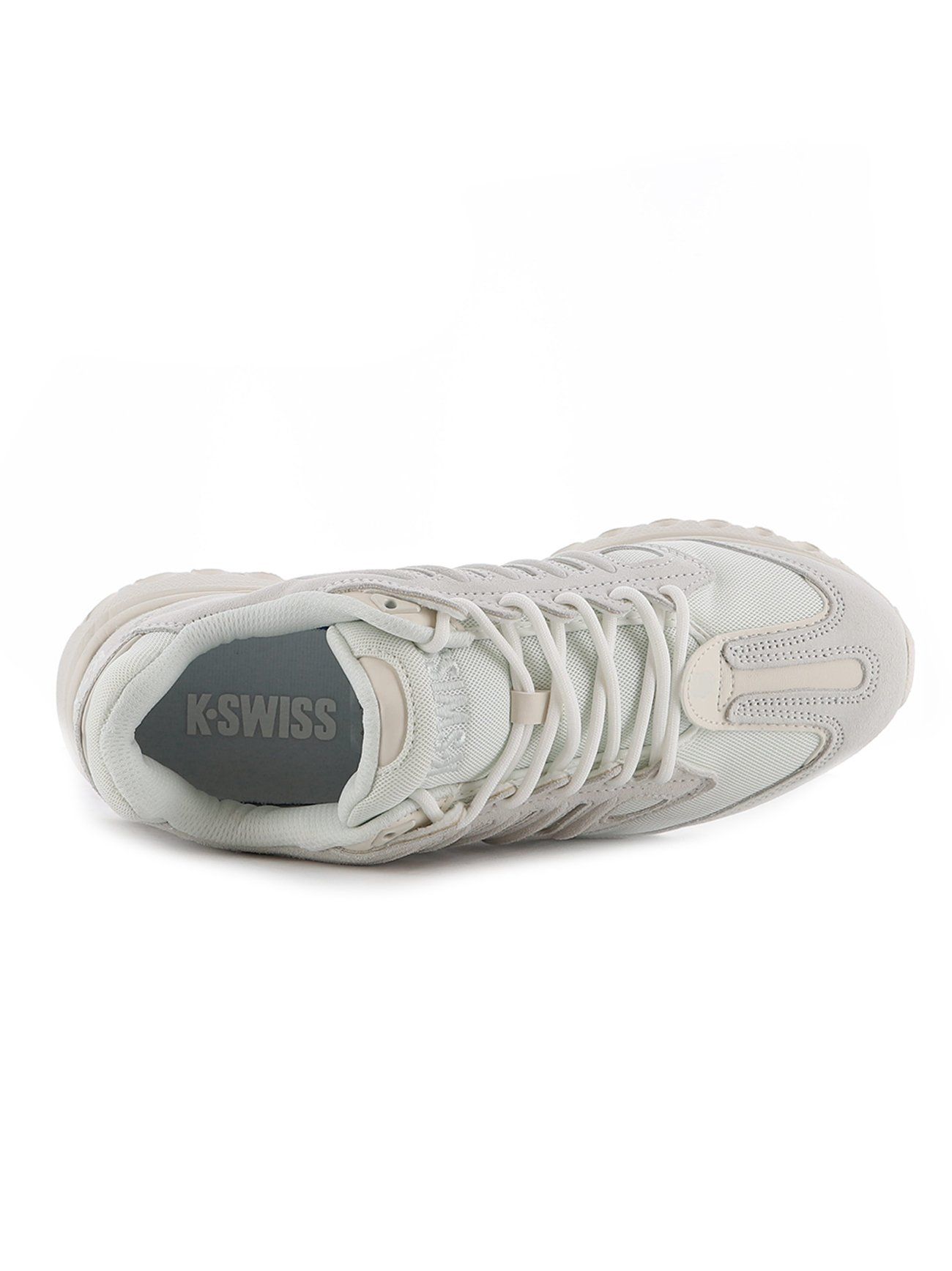 K-SWISS Star White Vaporous Grey Tubes Pharo Sneaker | Designerwear ...