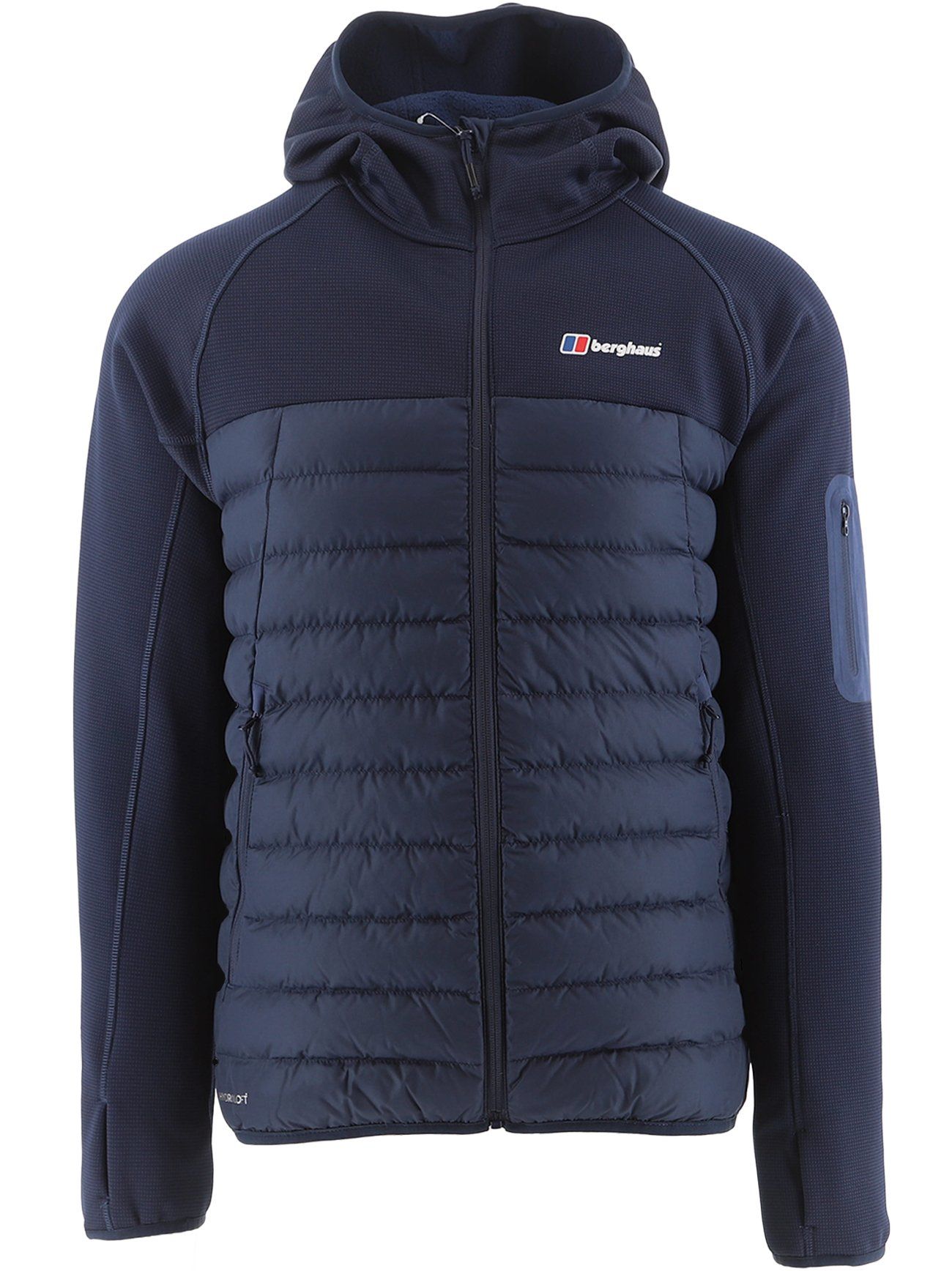 Berghaus Mens Navy Blazer Dusk Urban Pravitale Hybrid Jacket | Designerwear