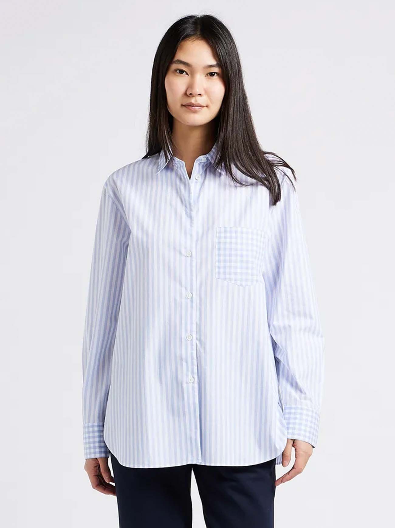 Paul Smith Womens White Branded Blouse | Designerwear